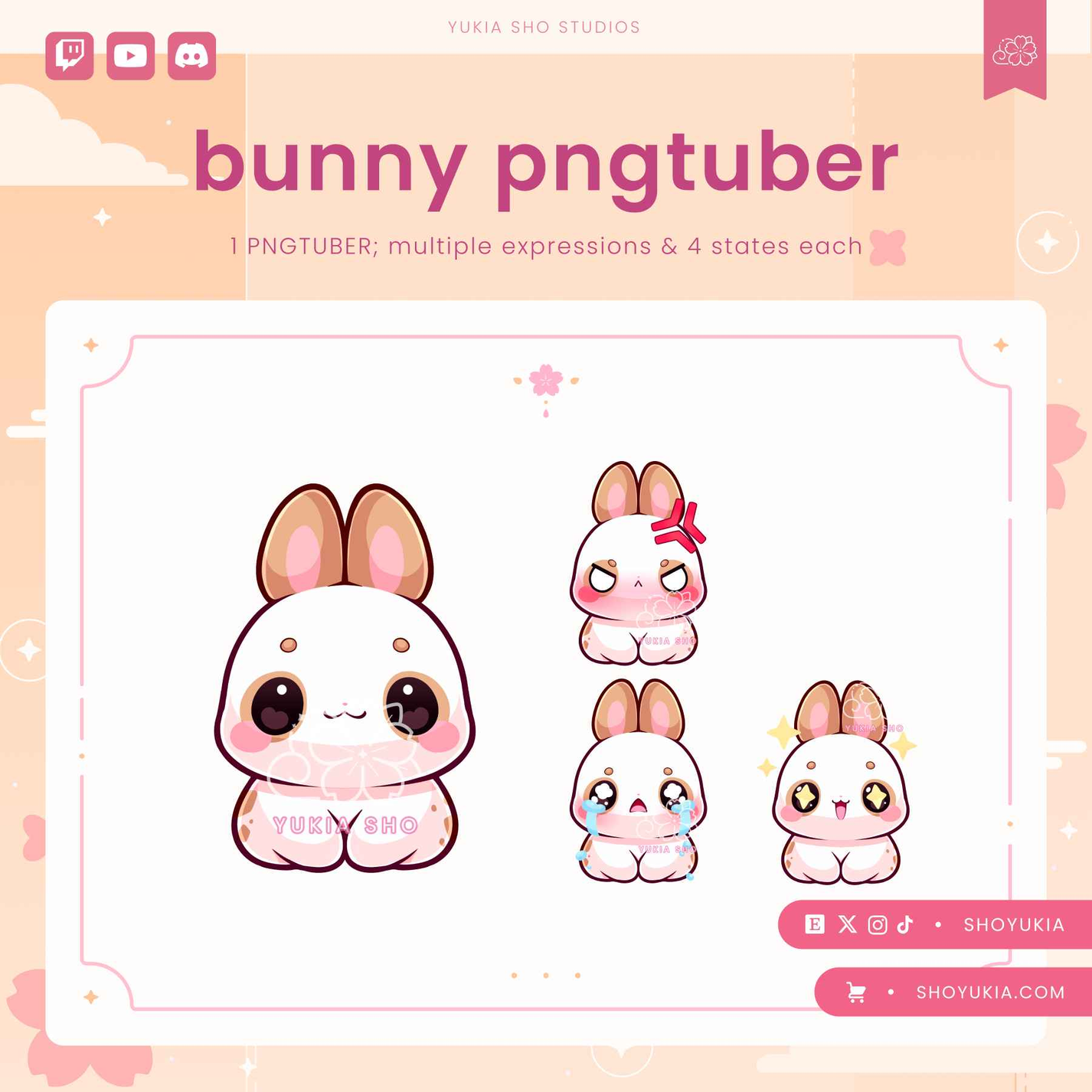 Cute PNGtubers for Streamers | Chibi Avatars for Twitch & YouTube ...
