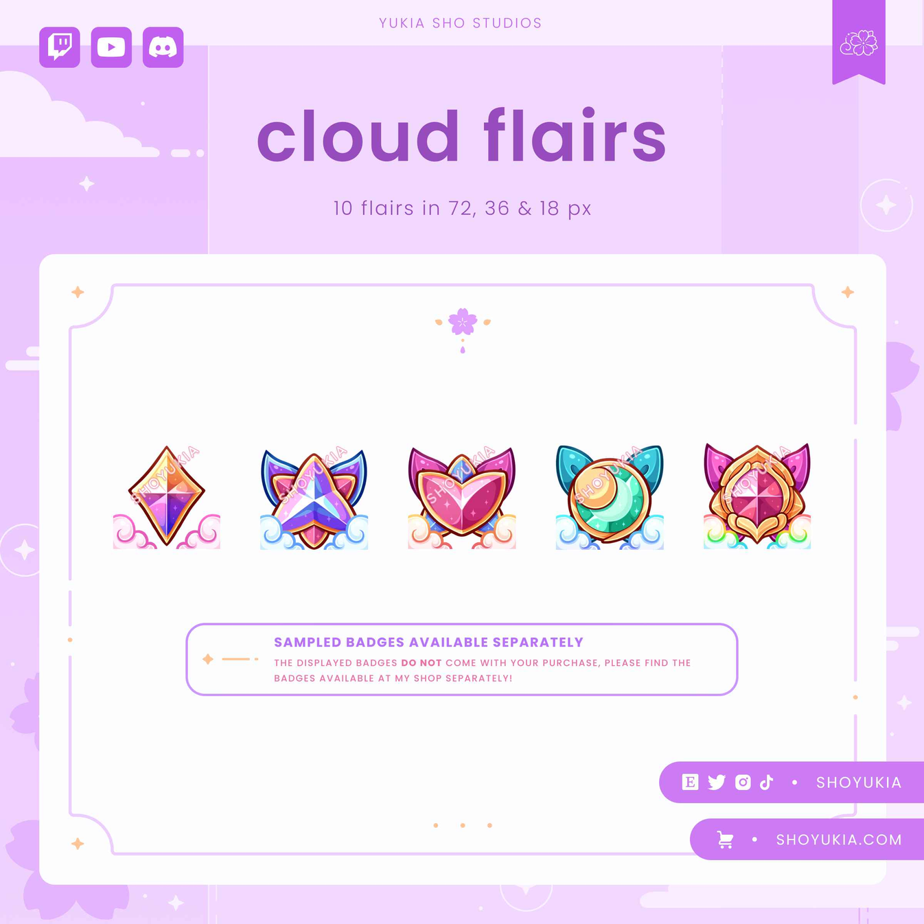Twitch Sub Badge Flairs for Streamers | Unique & High-Quality Designs ...