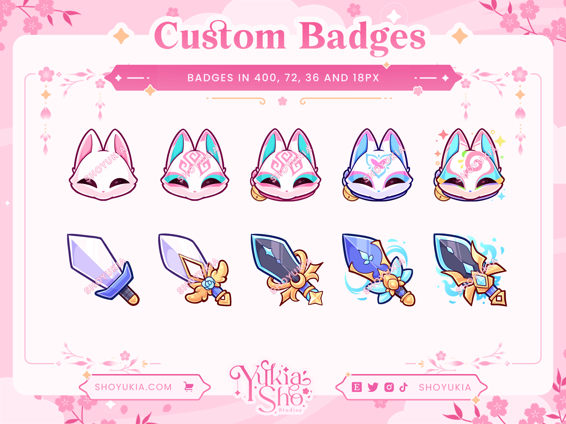 Custom Twitch & Discord Sub Badges | Unique Designs for Your Community ...