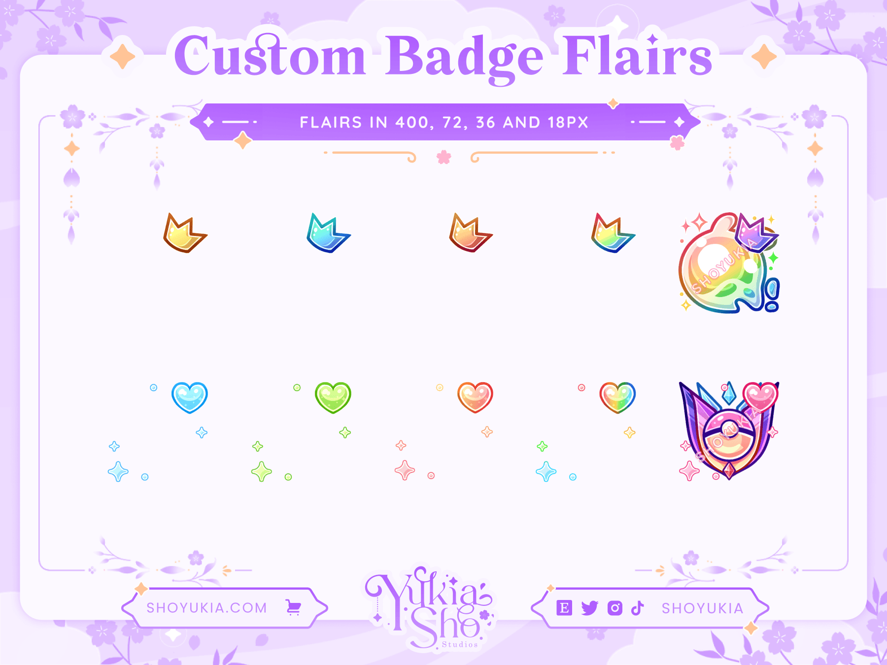 Custom Twitch Sub Badge Flair | Unique, Handcrafted Designs for ...