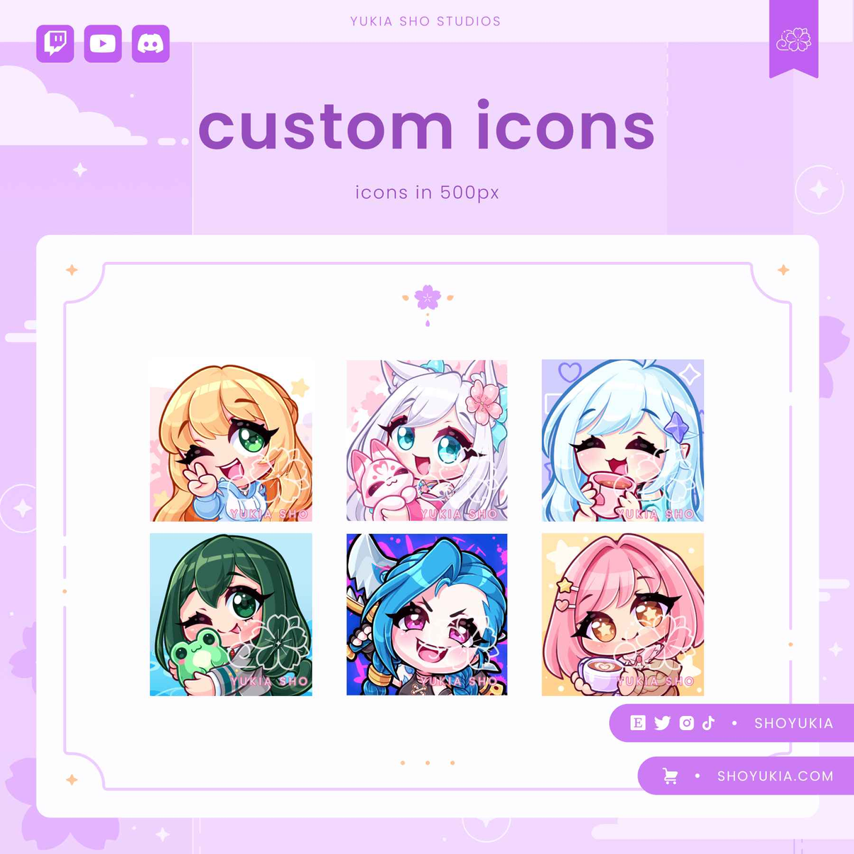 Custom Profile Pictures & Icons | Unique Designs for Social & Gaming ...