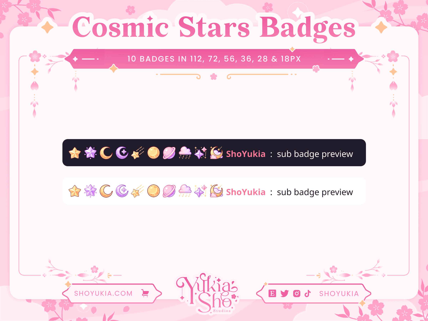 Twitch Sub Badges for Twitch & Discord | High-Quality Designs – Yukia ...