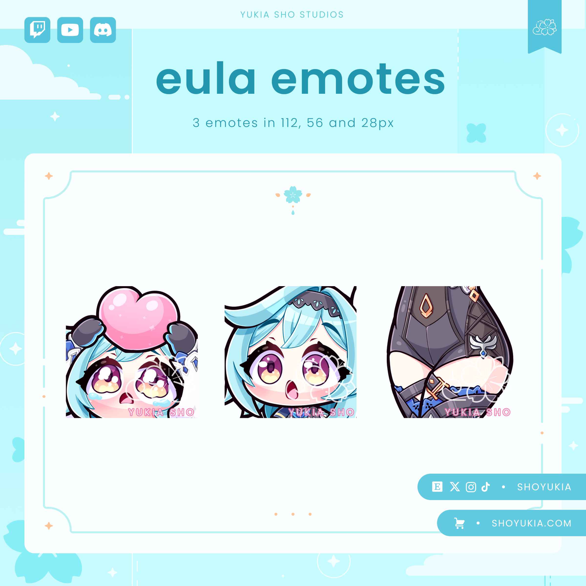 Premade Twitch, YouTube & Discord Emotes | High-Quality Emote Pack ...