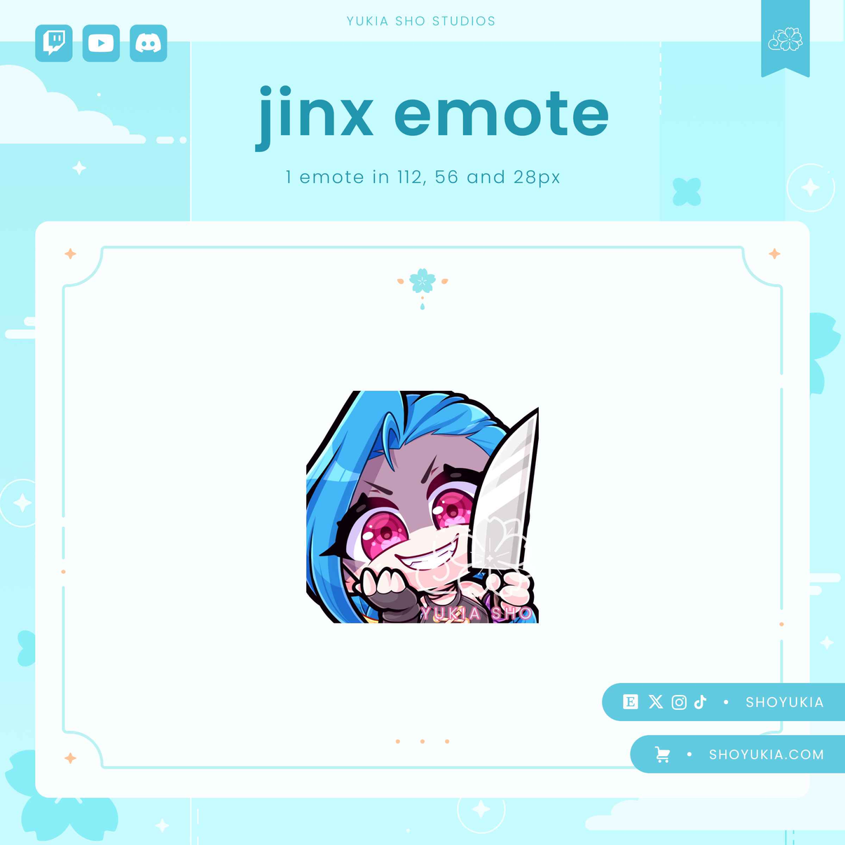Premade Twitch, YouTube & Discord Emotes | High-Quality Emote Pack ...