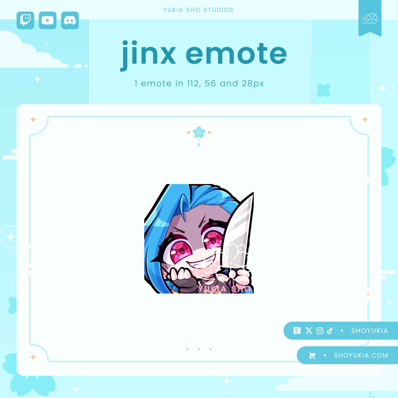 Premade Twitch, YouTube & Discord Emotes | High-Quality Emote Pack ...