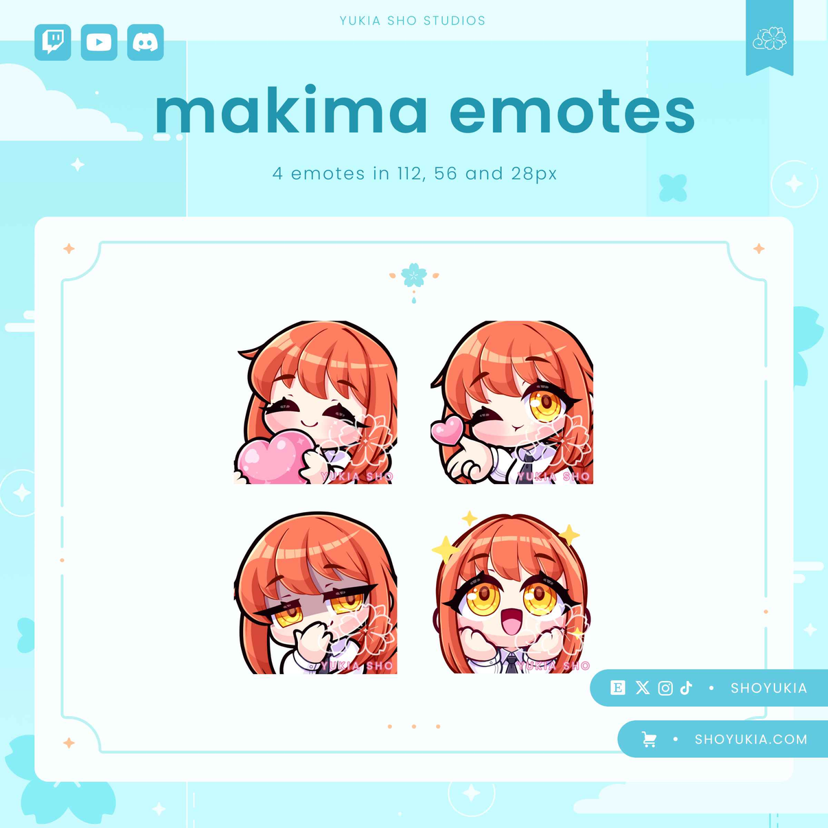 Premade Twitch, YouTube & Discord Emotes | High-Quality Emote Pack ...