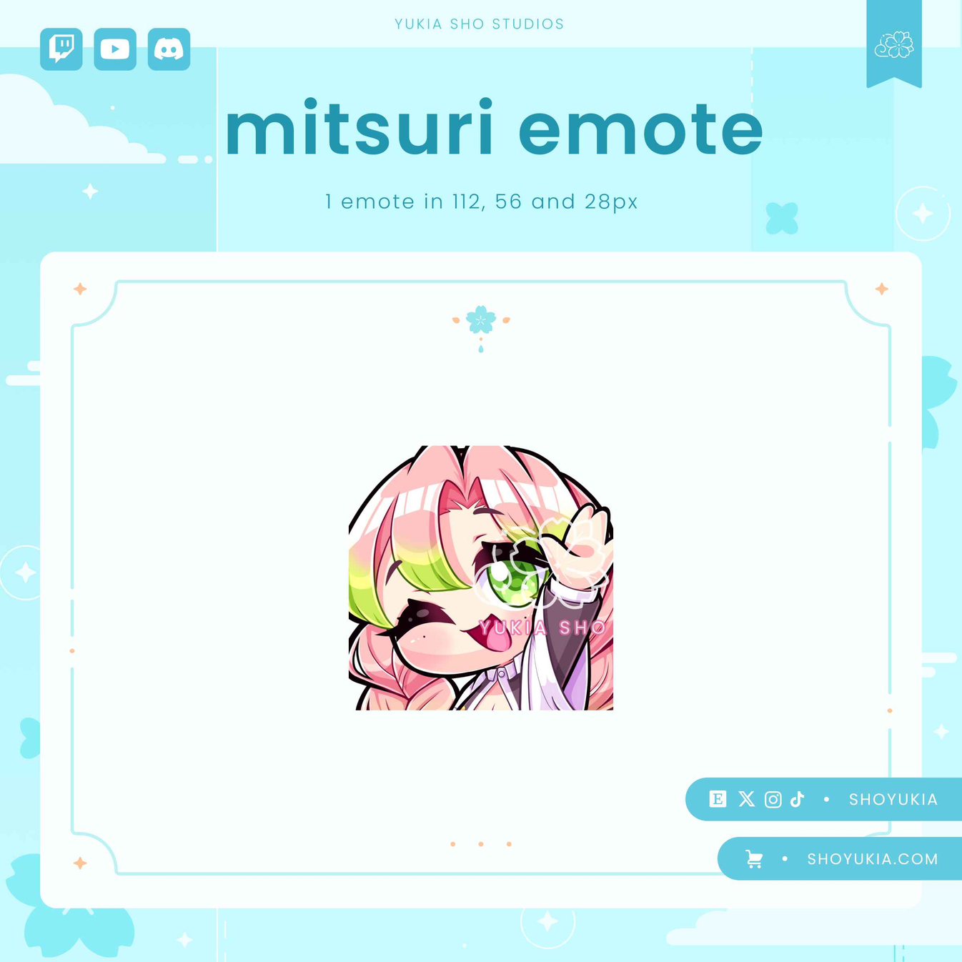 Premade Twitch, YouTube & Discord Emotes | High-Quality Emote Pack ...