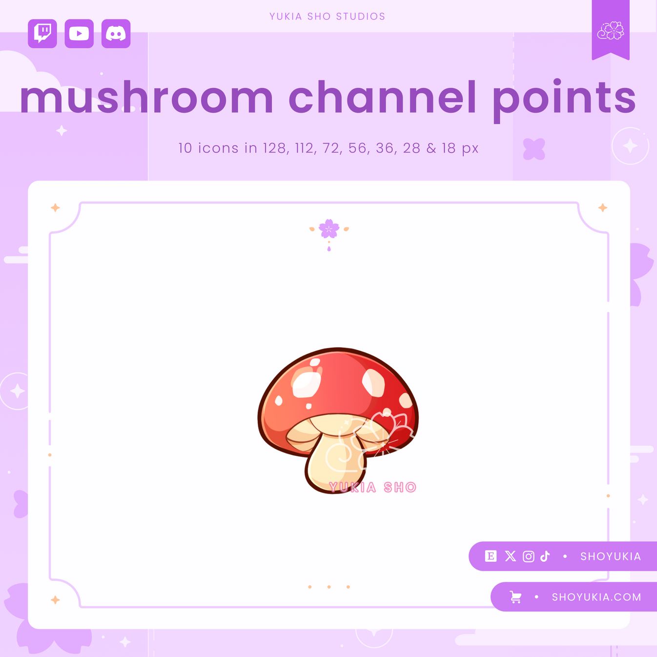 Twitch Channel Points Icons – Unique Designs for Streamers – Yukia Sho ...