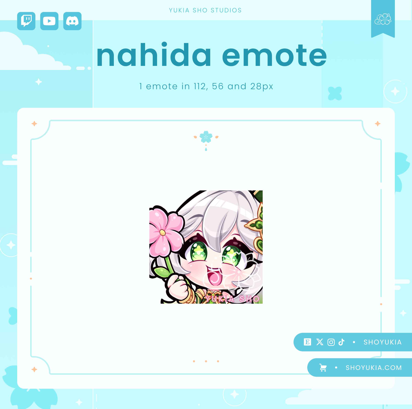 Premade Twitch, YouTube & Discord Emotes | High-Quality Emotes – Yukia ...