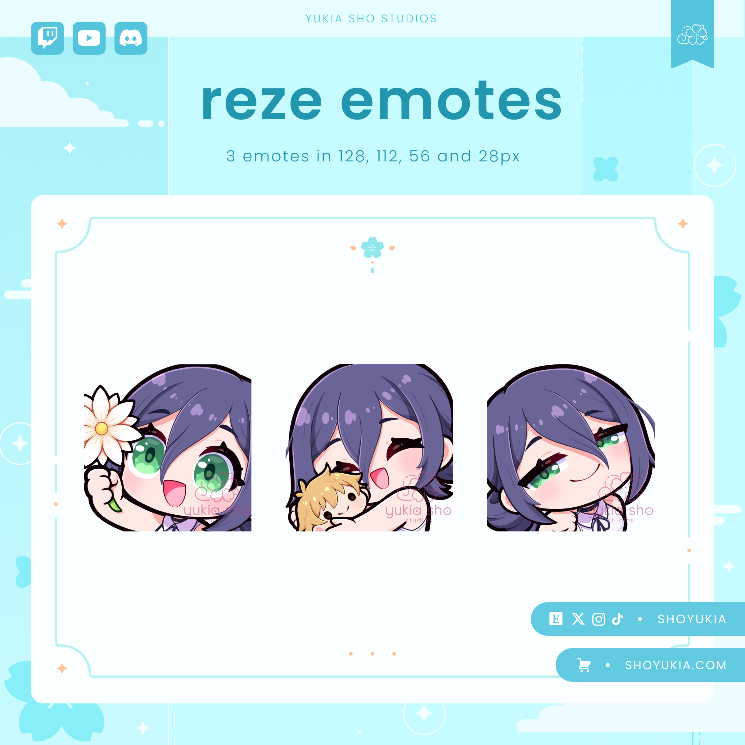 Premade Twitch, YouTube & Discord Emotes | High-Quality Emote Pack ...