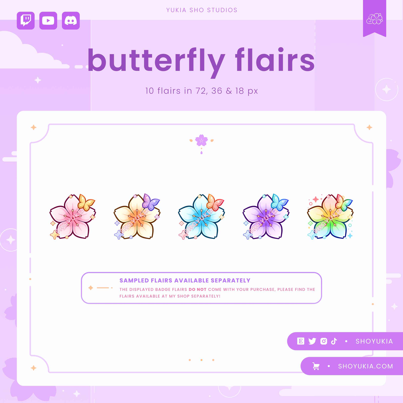 Twitch Sub Badges for Twitch & Discord | High-Quality Designs – Yukia ...