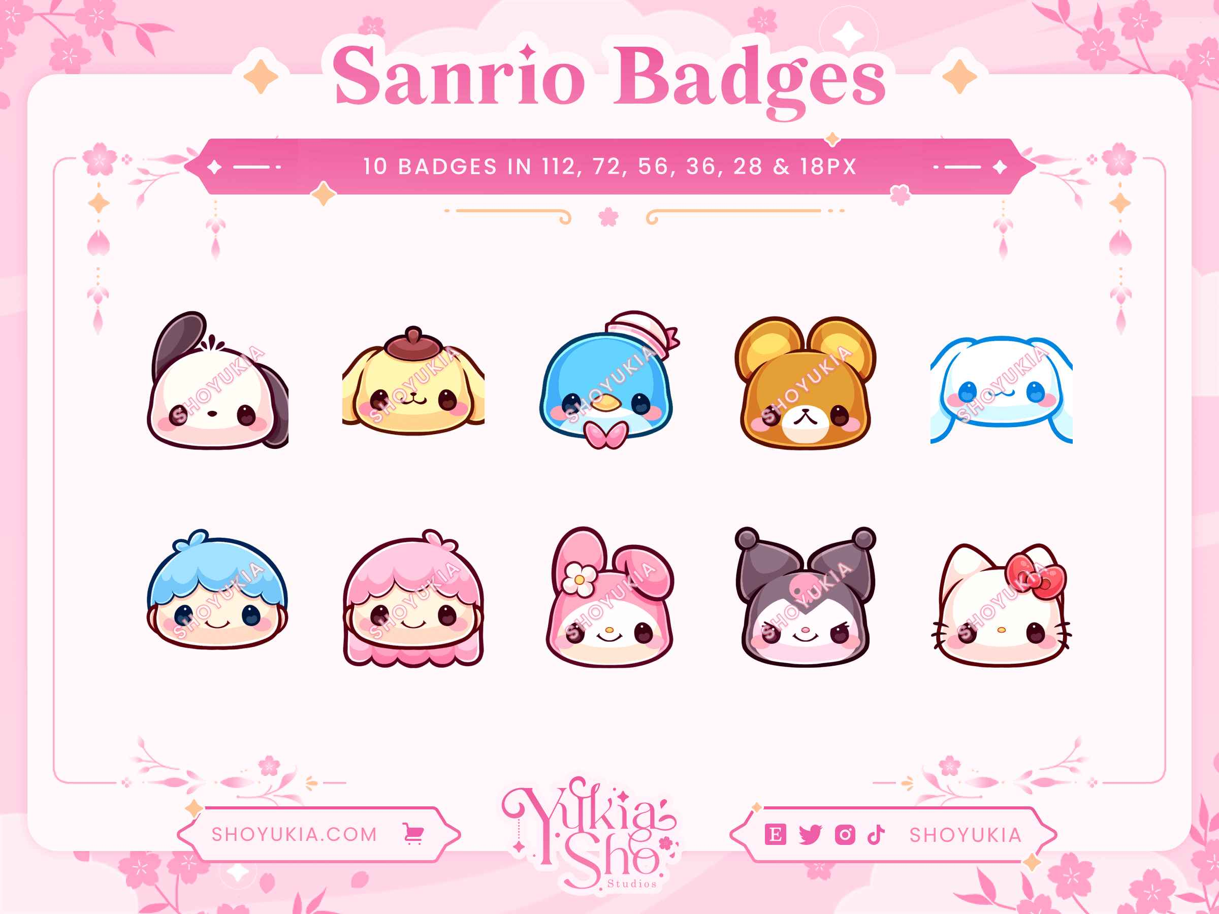 Twitch Sub Badges for Twitch & Discord | High-Quality Designs – Yukia ...