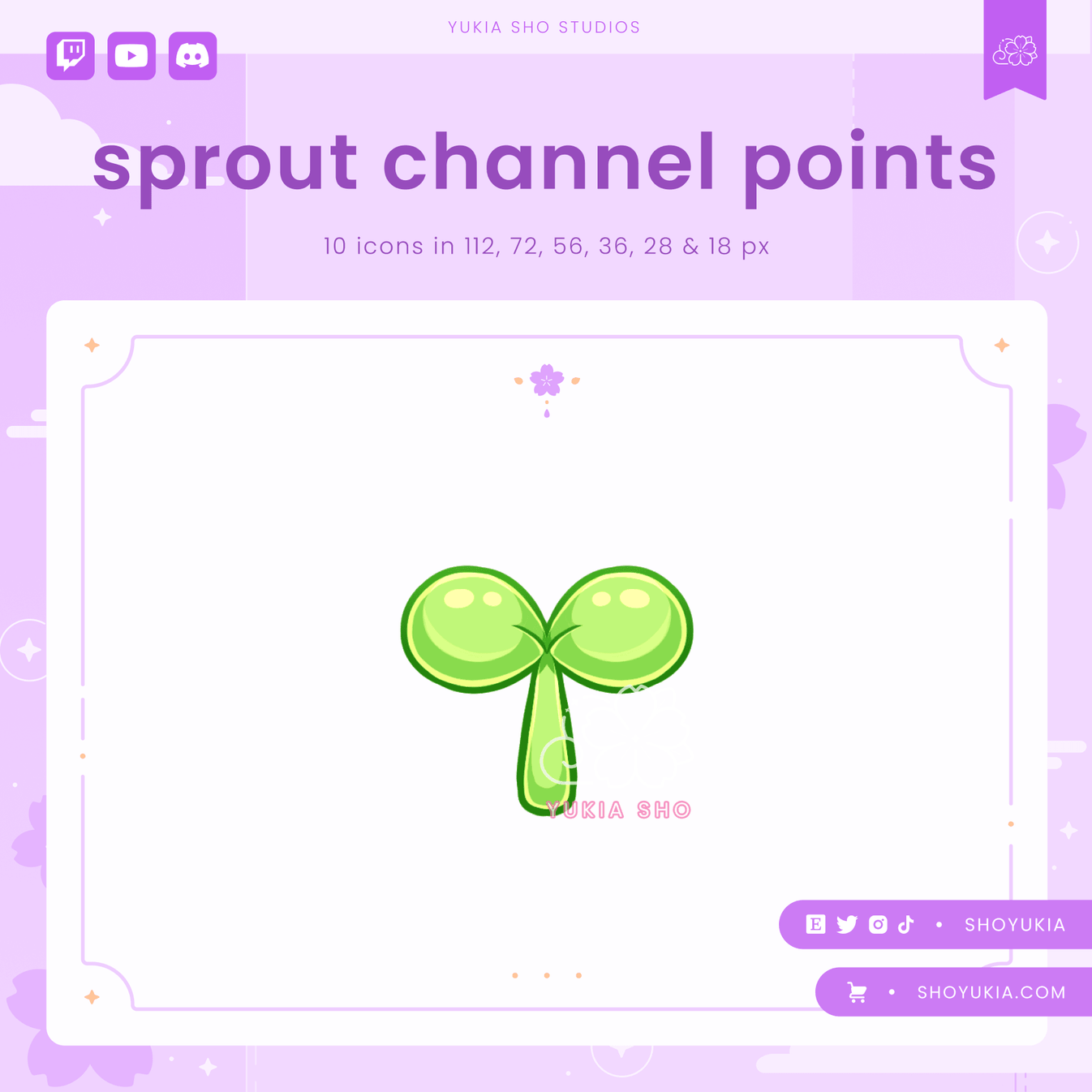 Twitch Channel Points Icons – Unique Designs for Streamers – Yukia Sho ...