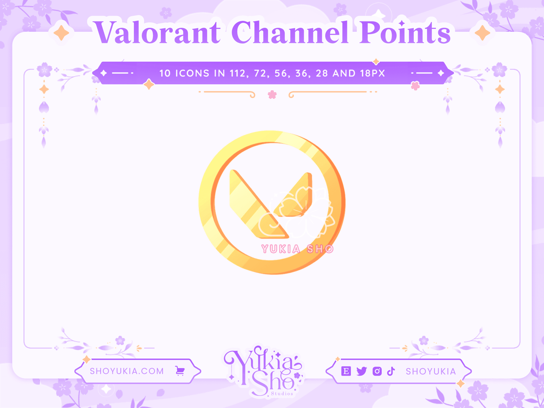Twitch Channel Points Icons – Unique Designs for Streamers – Yukia Sho ...