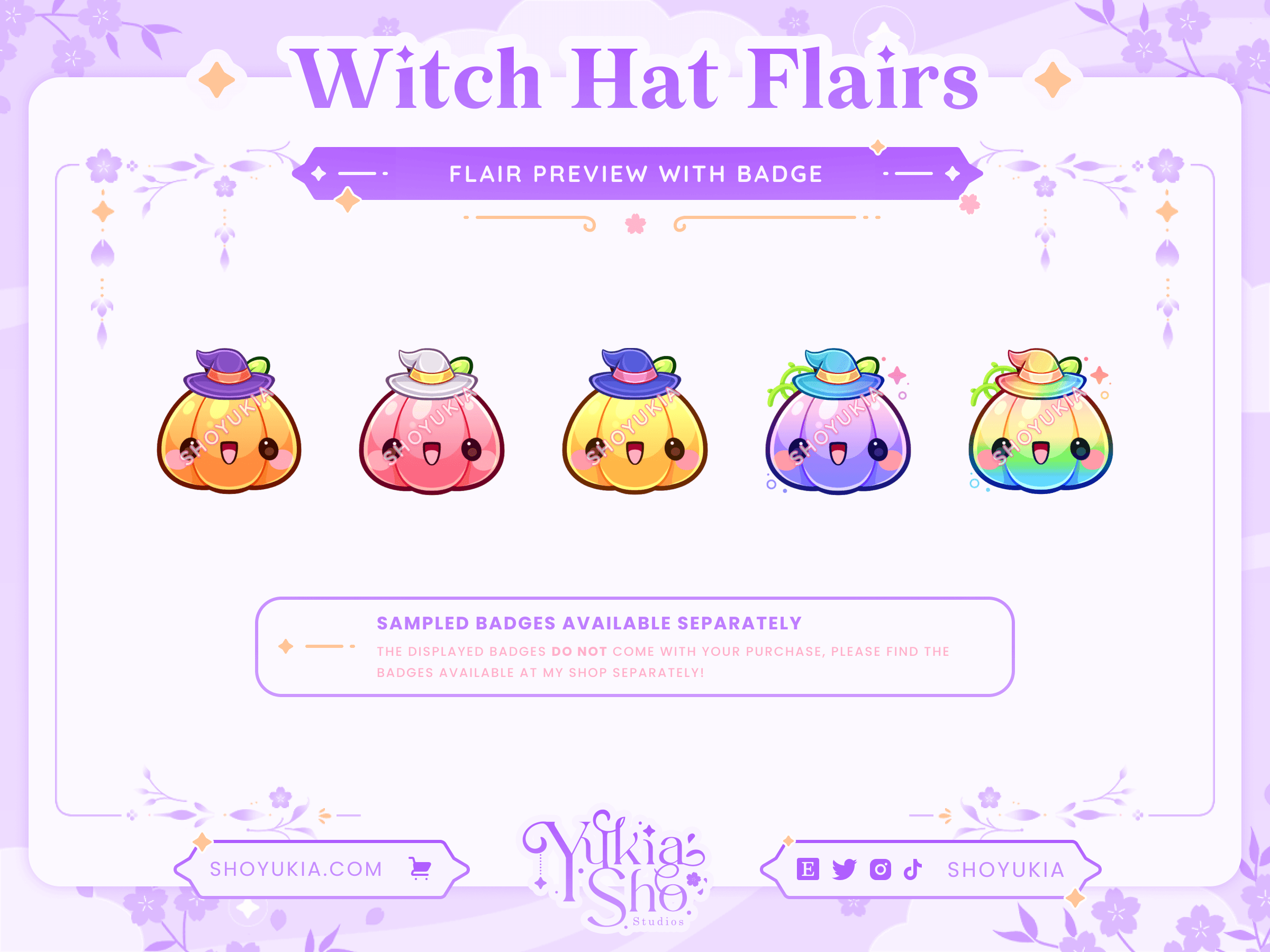 Twitch Sub Badge Flairs | Unique & High-Quality Designs – Yukia Sho ...
