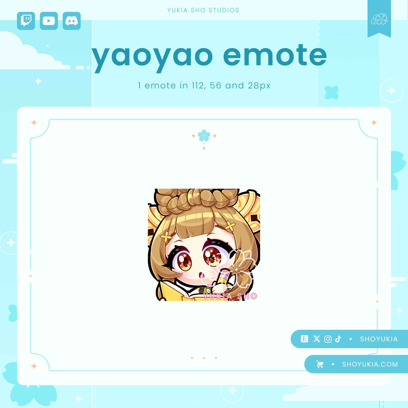 Premade Twitch, YouTube & Discord Emotes | High-Quality Emote Pack ...