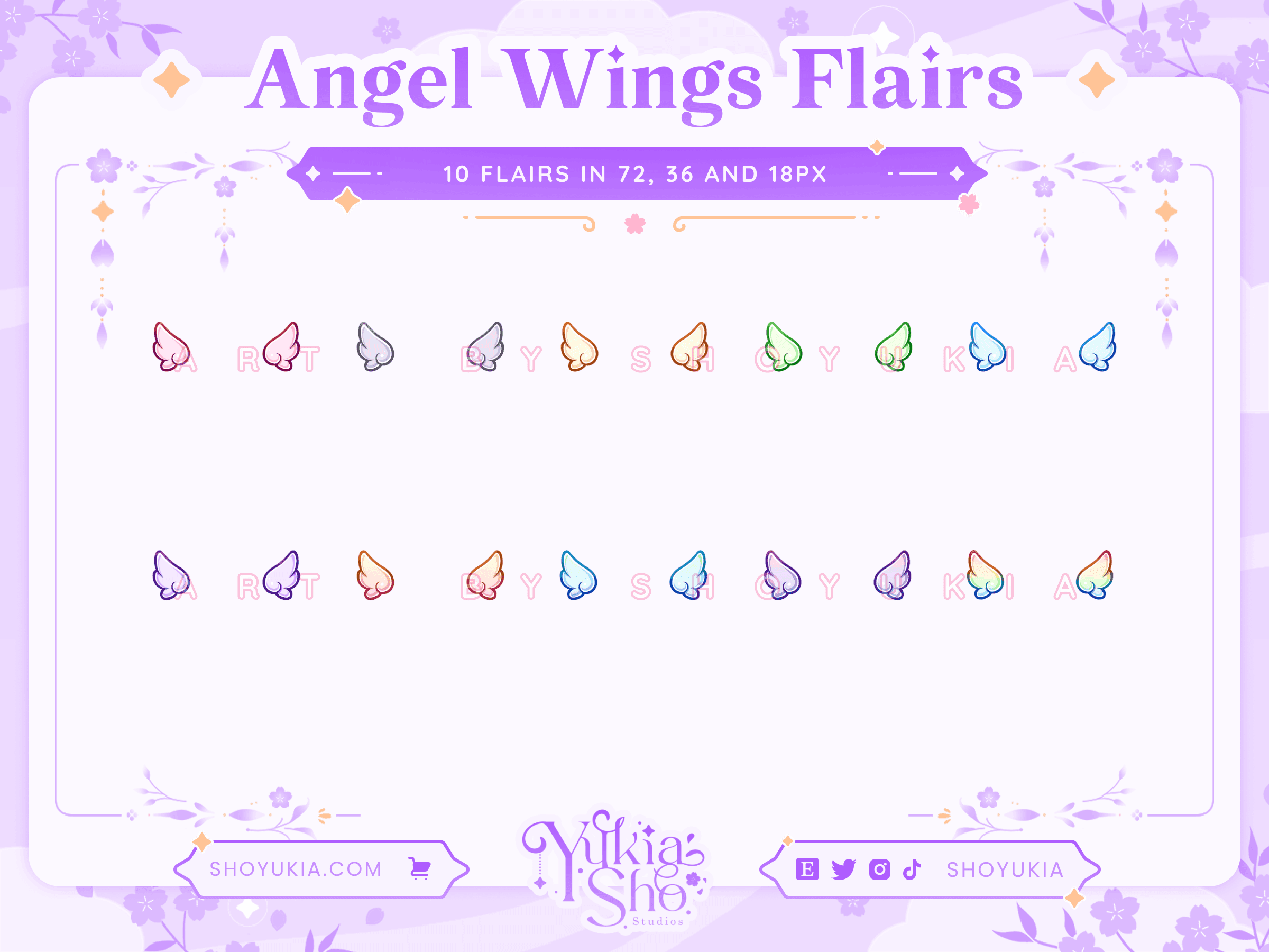 Twitch Sub Badge Flairs | Unique & High-Quality Designs – Yukia Sho ...