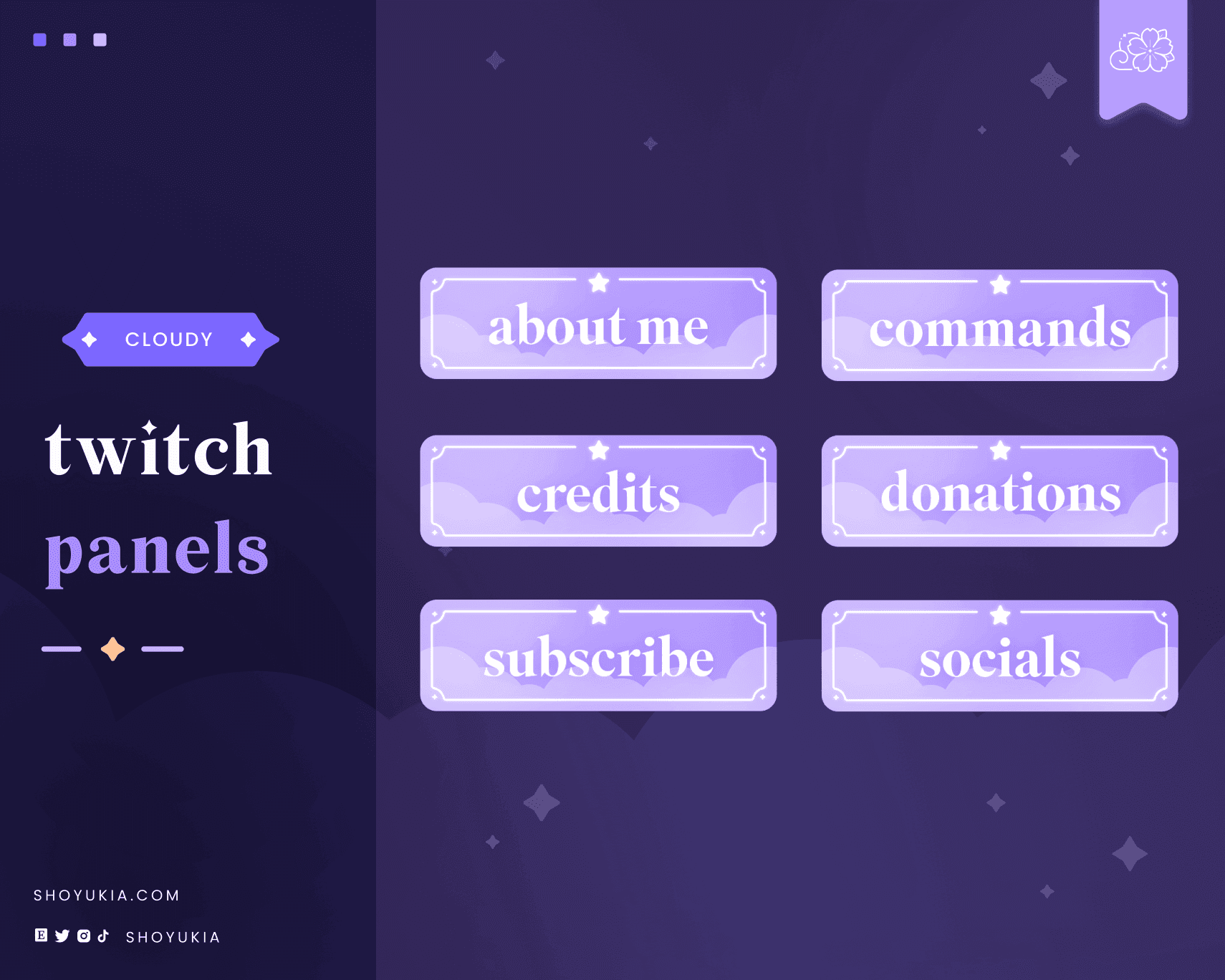 Personalized Twitch Panels | Professional Designs for Streamers – Yukia ...