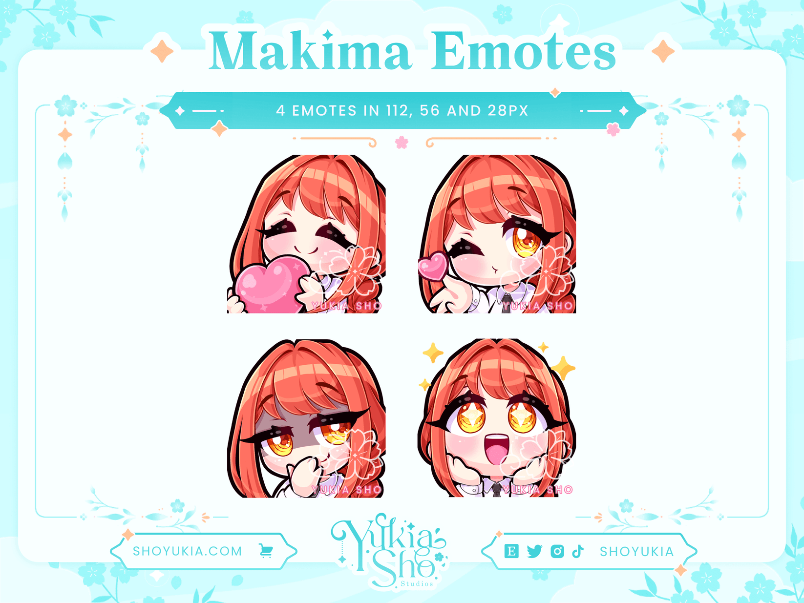 CSM Makima Twitch Emotes – Yukia Sho Studios Ltd.