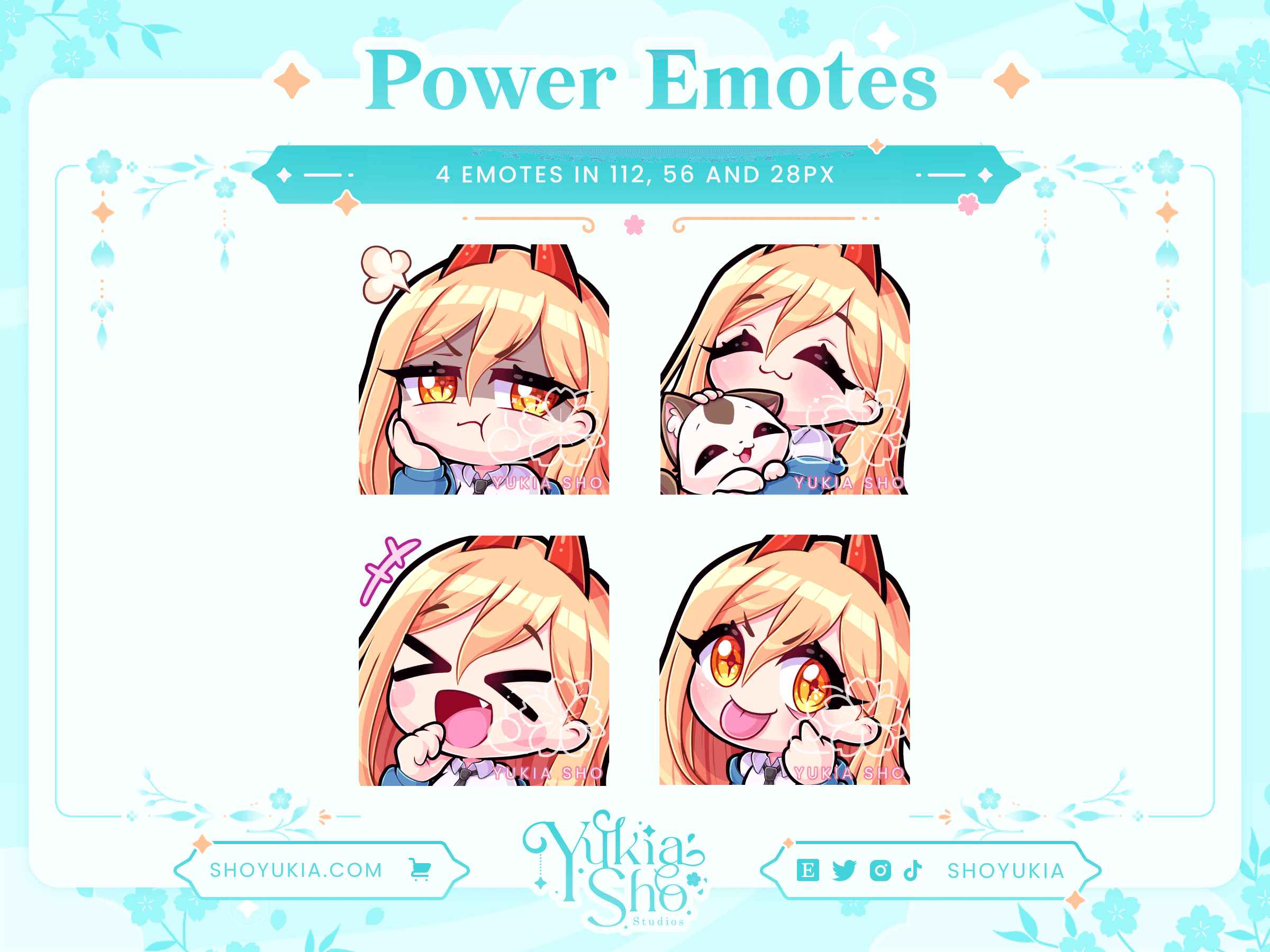 CSM Power Twitch Emotes – Yukia Sho Studios Ltd.