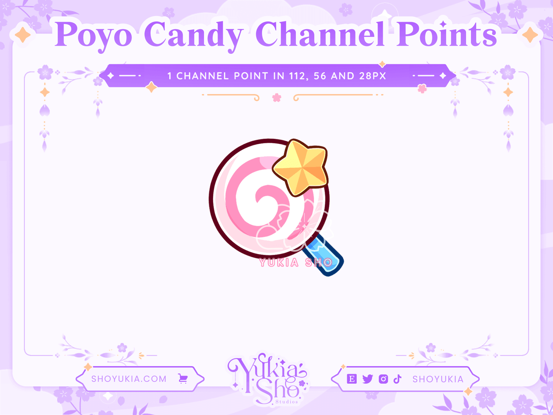 Twitch Channel Points Icons – Unique Designs for Streamers – Yukia Sho ...