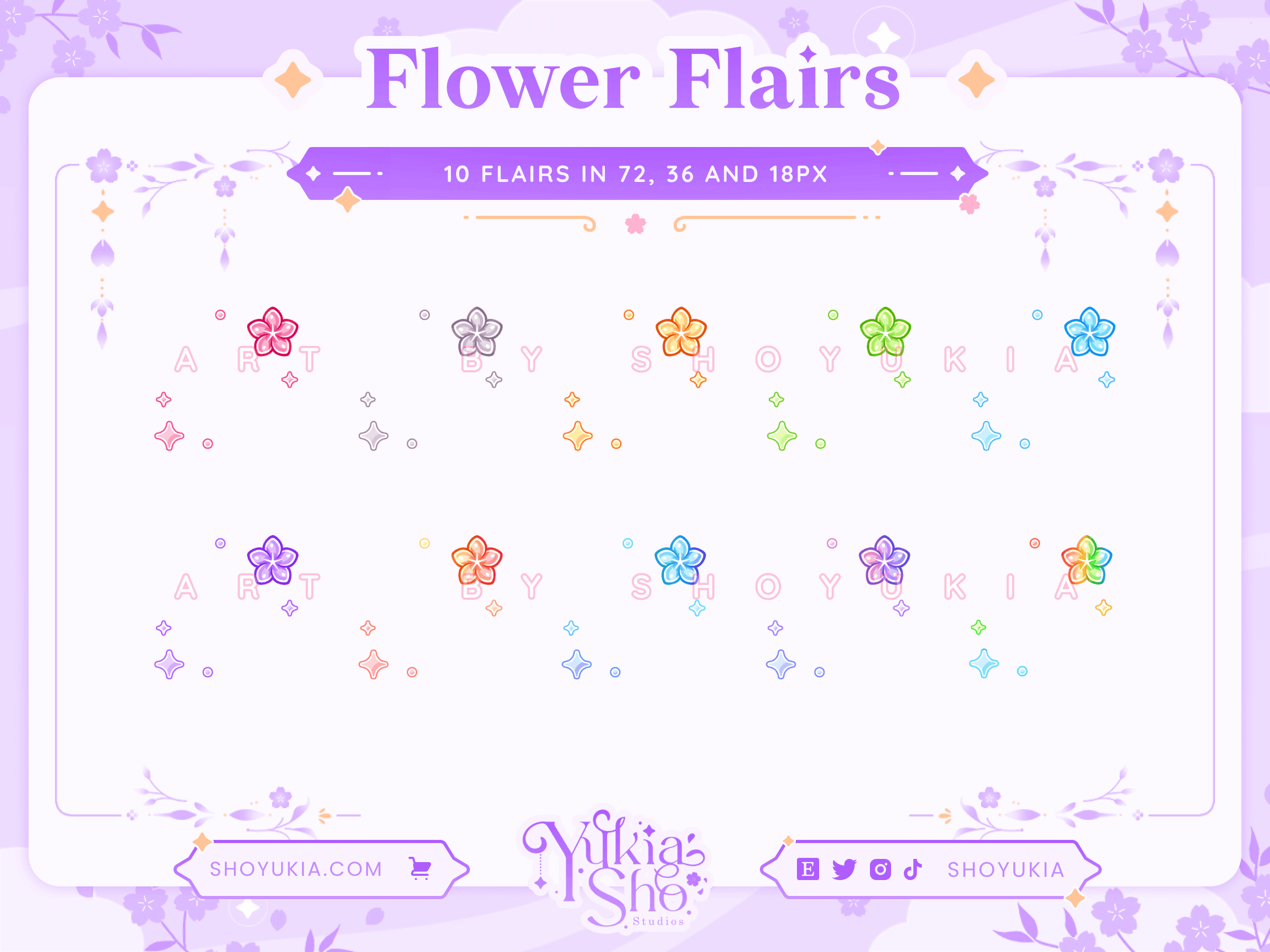 Twitch Sub Badge Flairs | Unique & High-Quality Designs – Yukia Sho ...