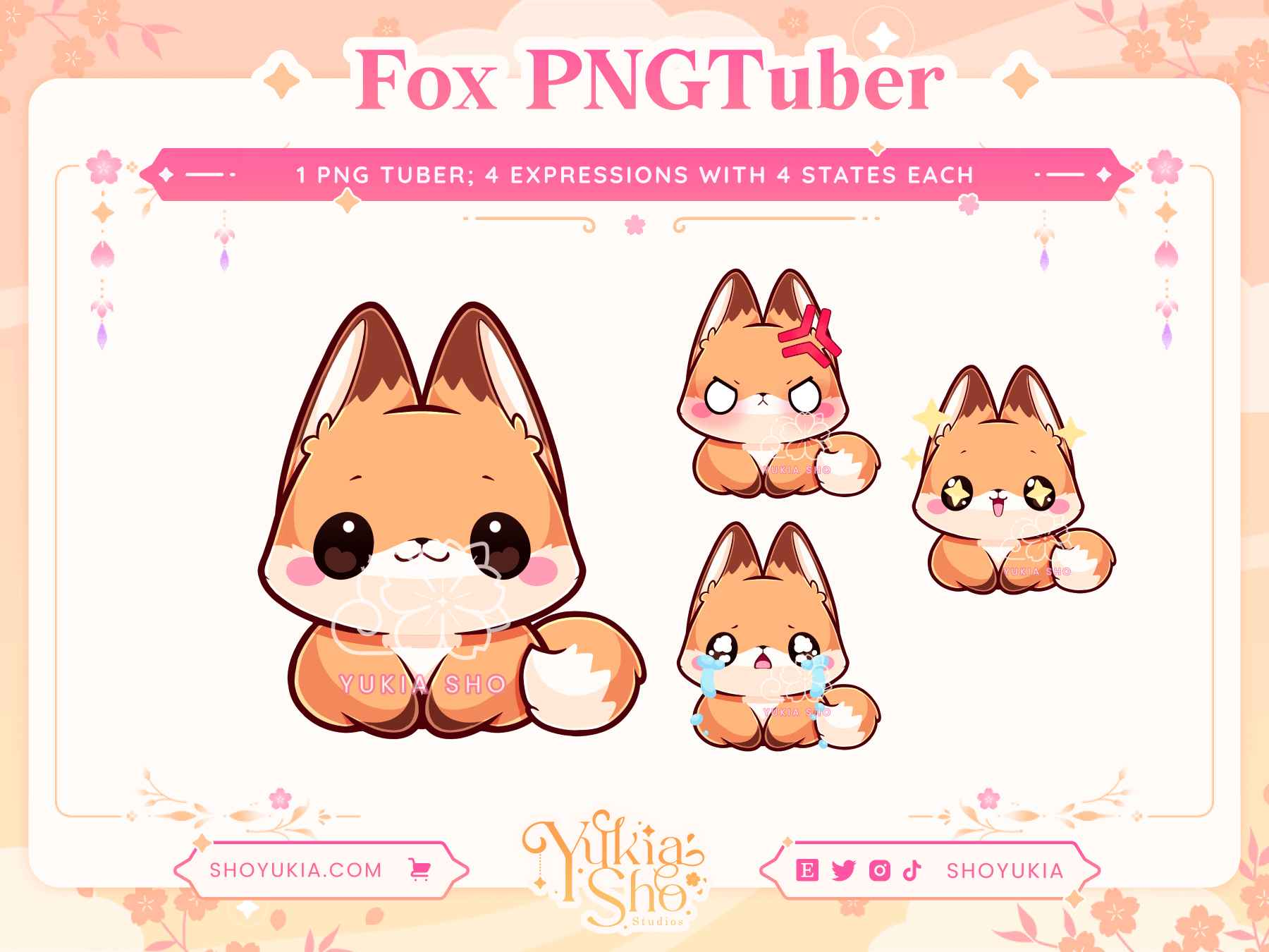 Cute PNGtubers for Streamers | Chibi Avatars for Twitch & YouTube ...