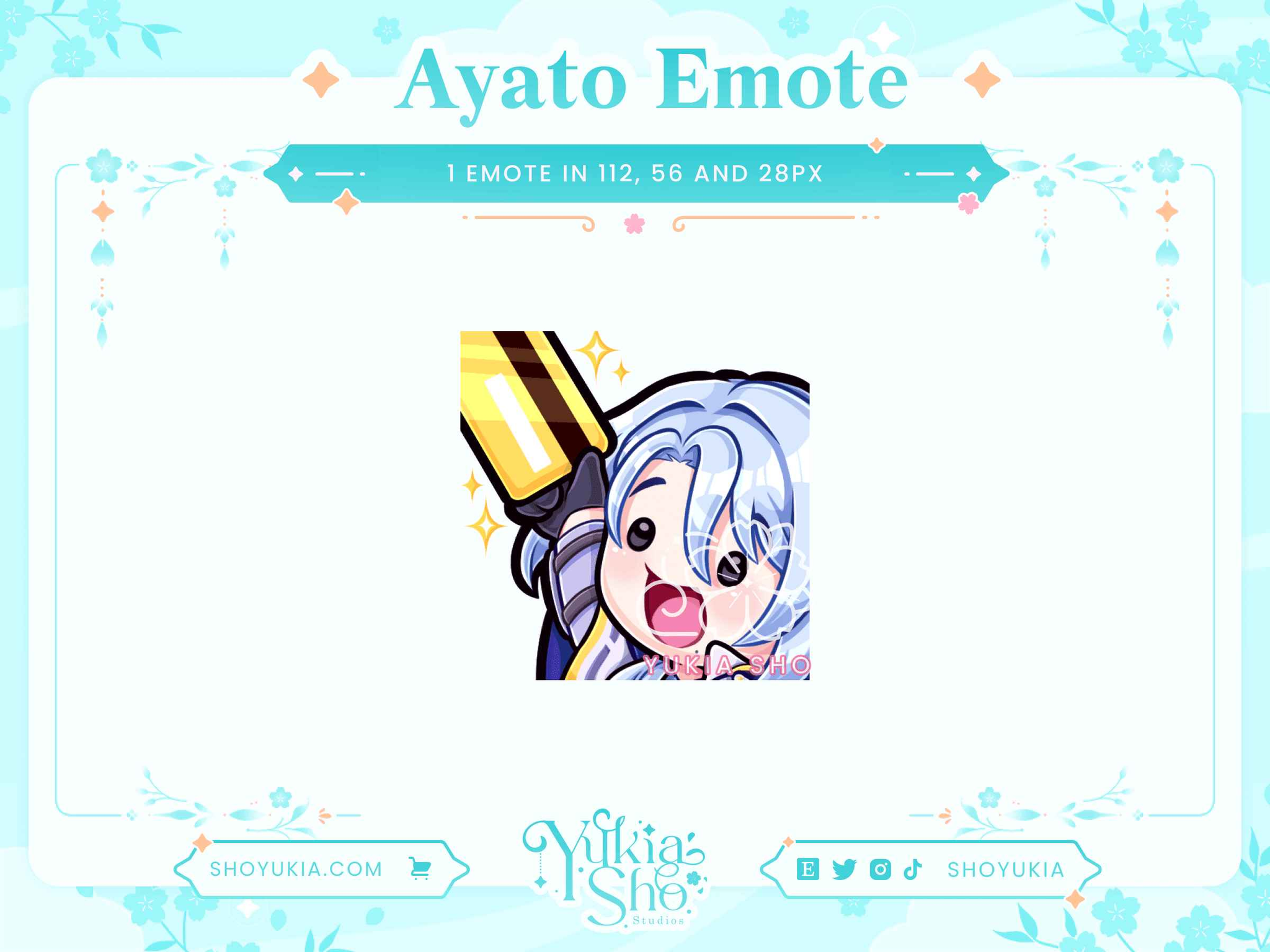 Genshin Impact Ayato Emotes – Yukia Sho Studios Ltd.
