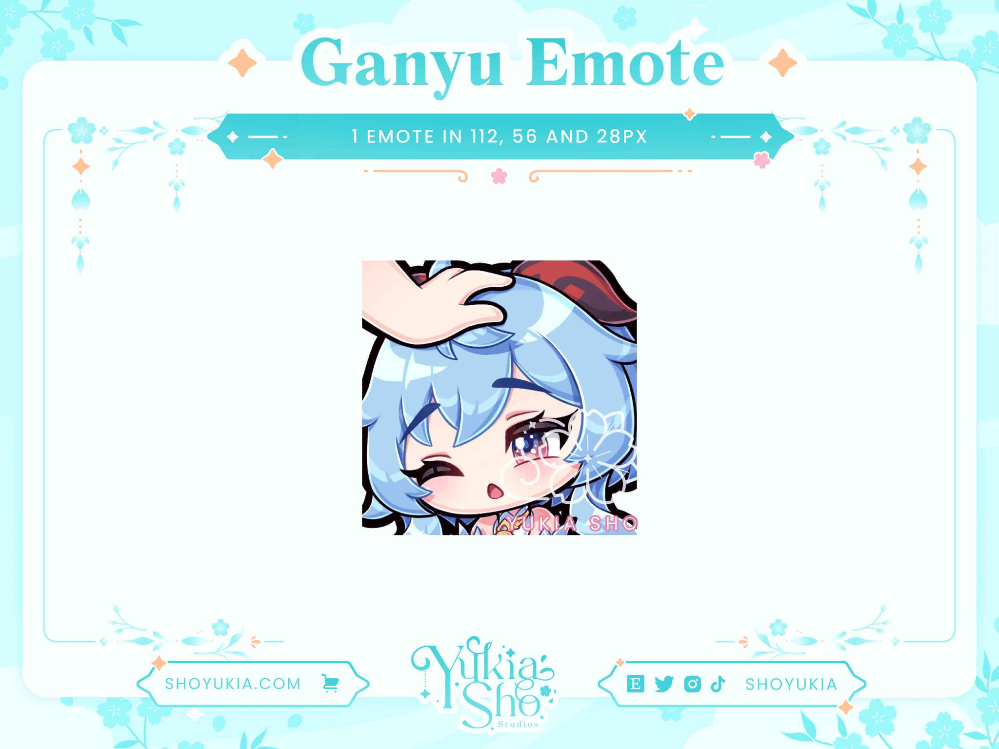 Genshin Impact Ganyu Emotes – Yukia Sho Studios Ltd.