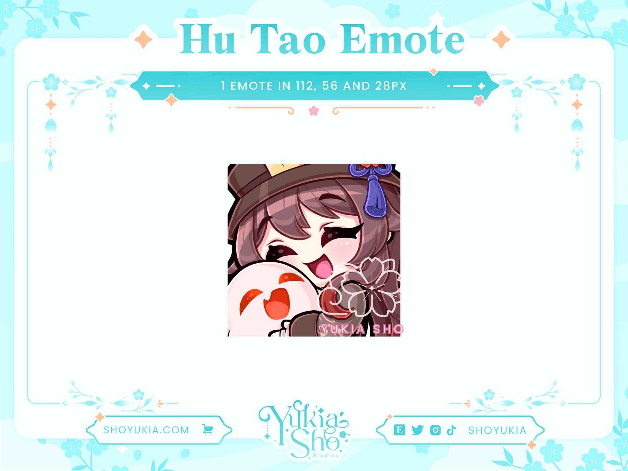 Genshin Impact Hu Tao Emotes – Yukia Sho Studios Ltd.