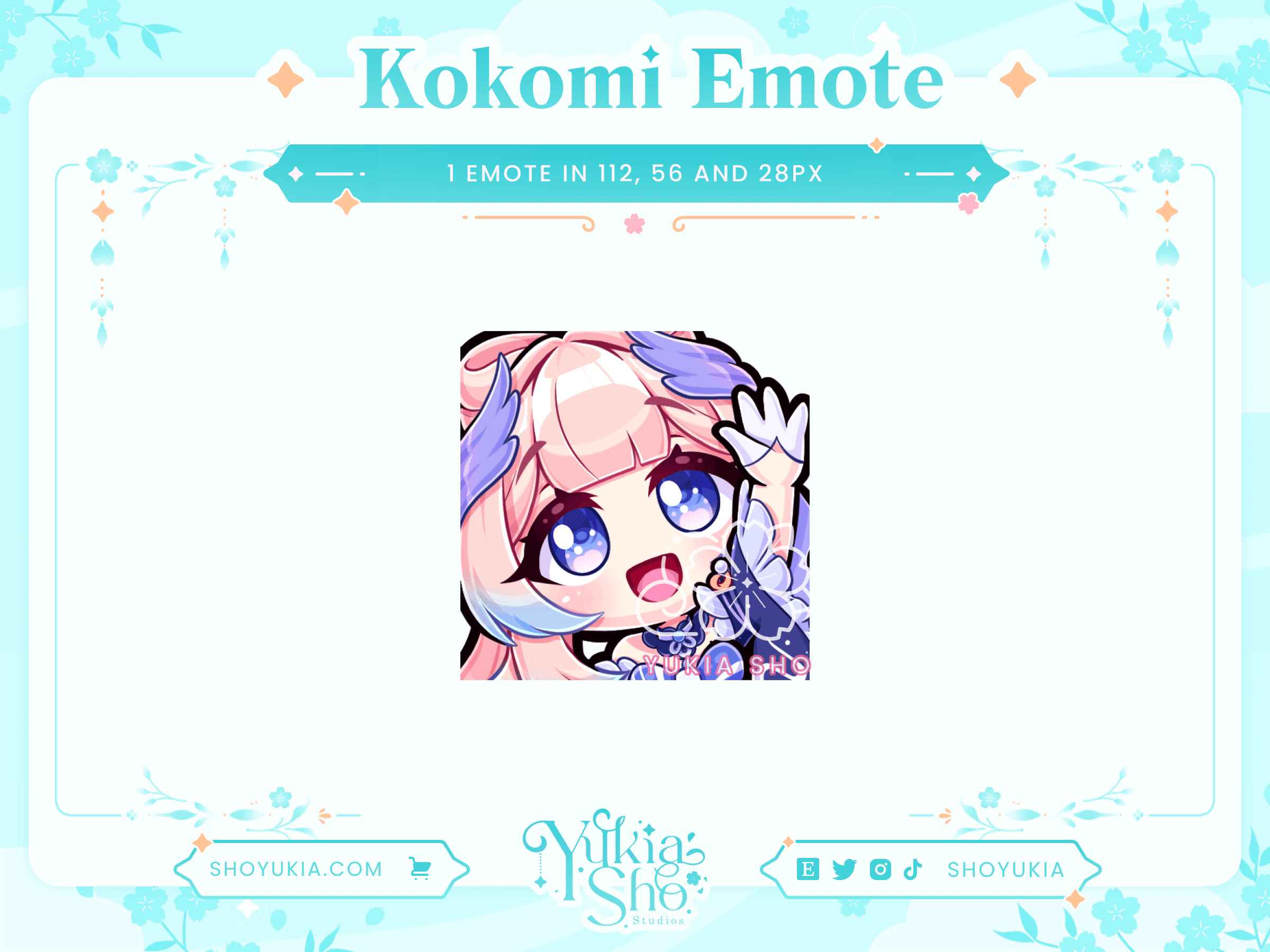 Genshin Impact Kokomi Emotes – Yukia Sho Studios Ltd.
