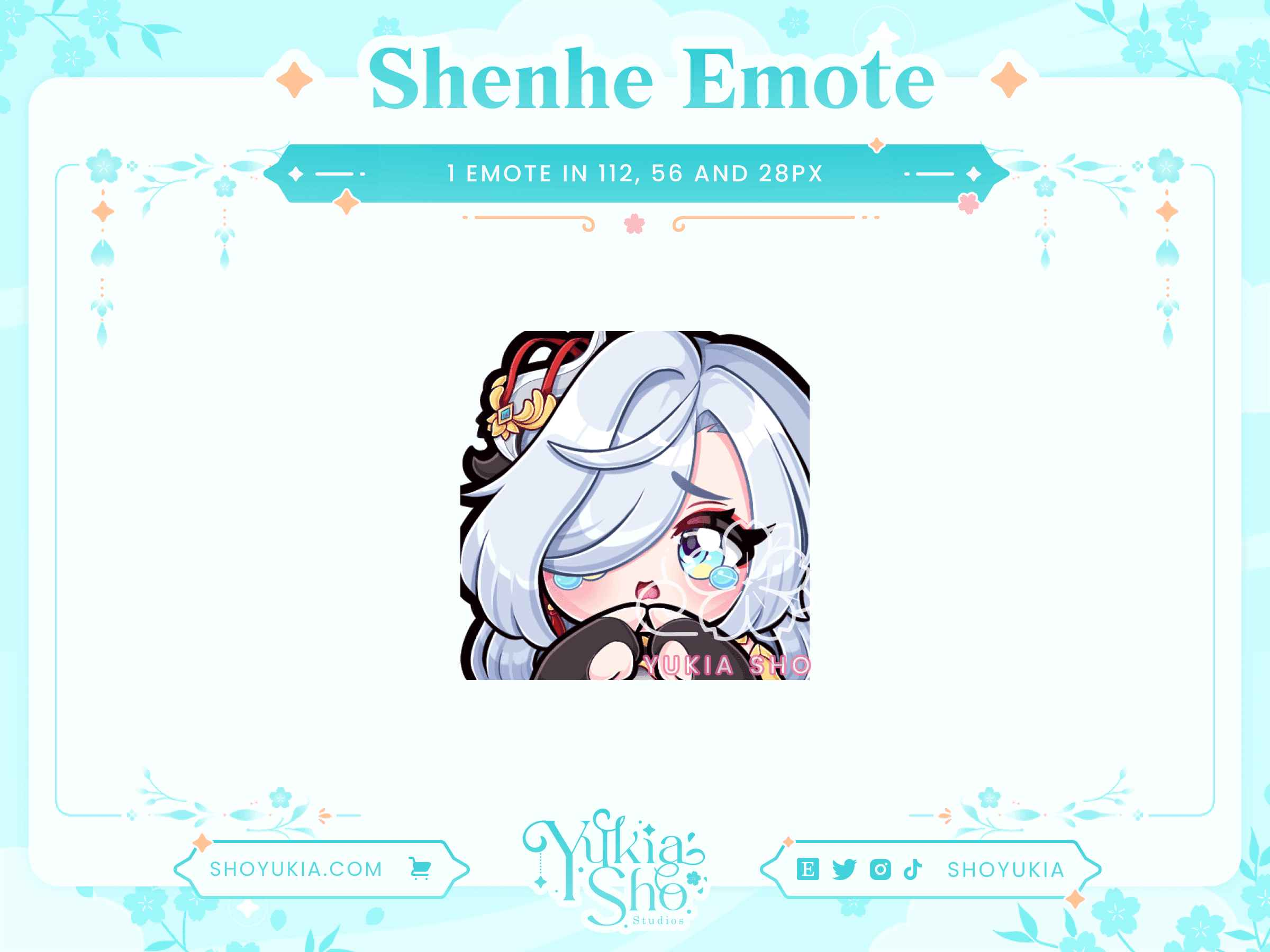 Genshin Impact Shenhe Emotes – Yukia Sho Studios Ltd.