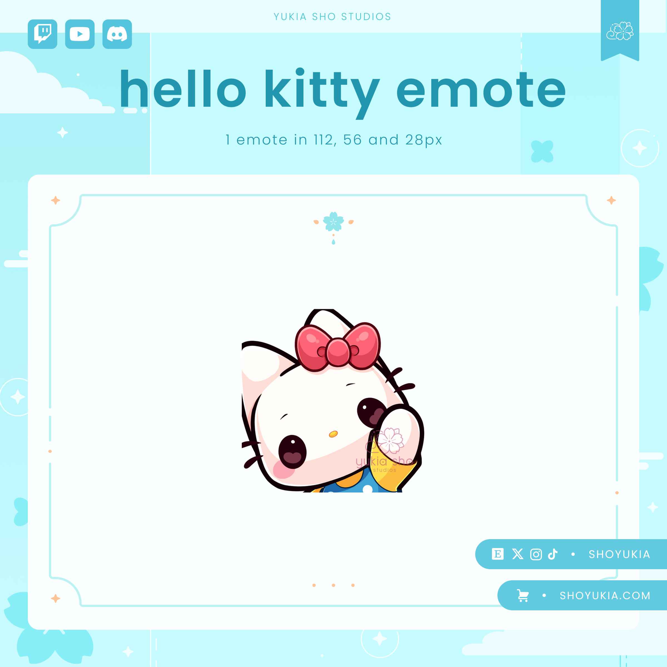 Premade Twitch, YouTube & Discord Emotes | High-Quality Emote Pack ...