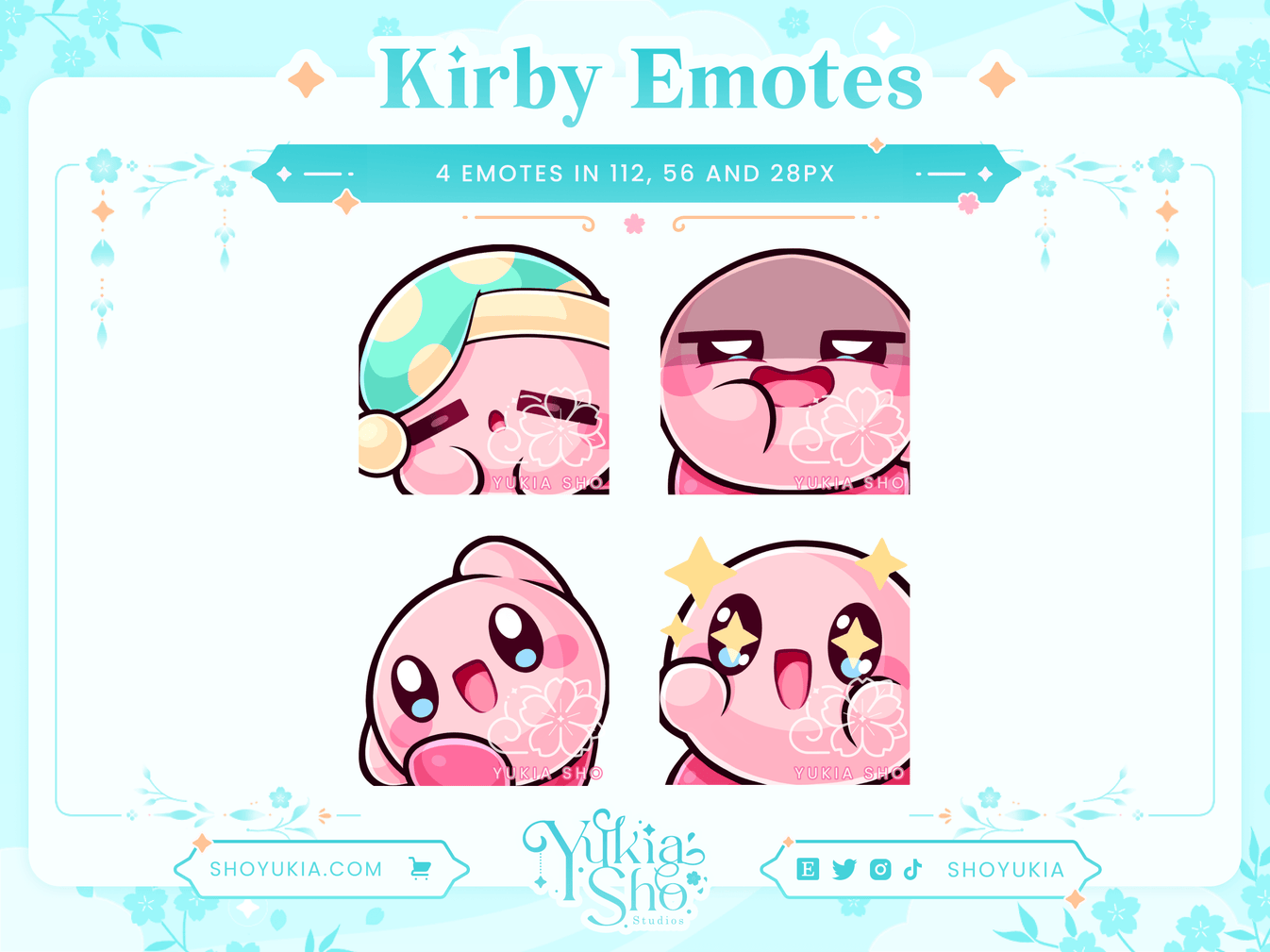 Kirby Emotes – Yukia Sho Studios Ltd.