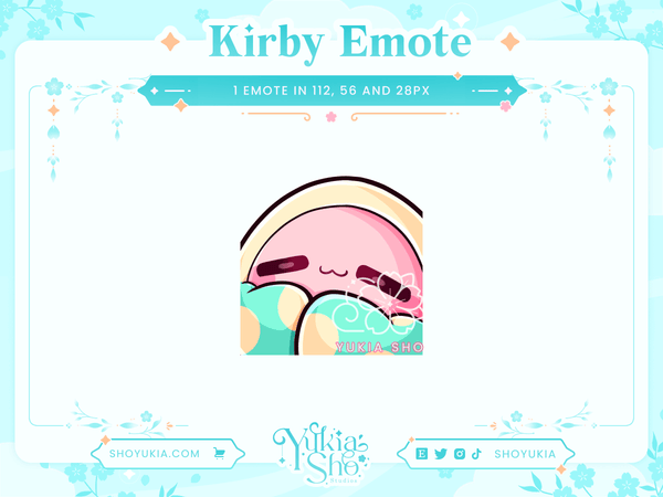 Kirby Emotes – Yukia Sho Studios Ltd.
