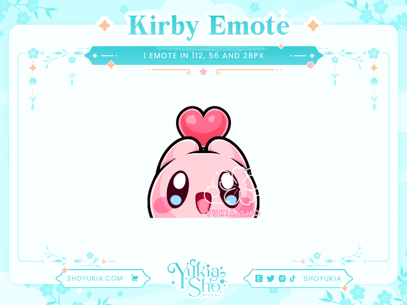 Kirby Emotes – Yukia Sho Studios Ltd.