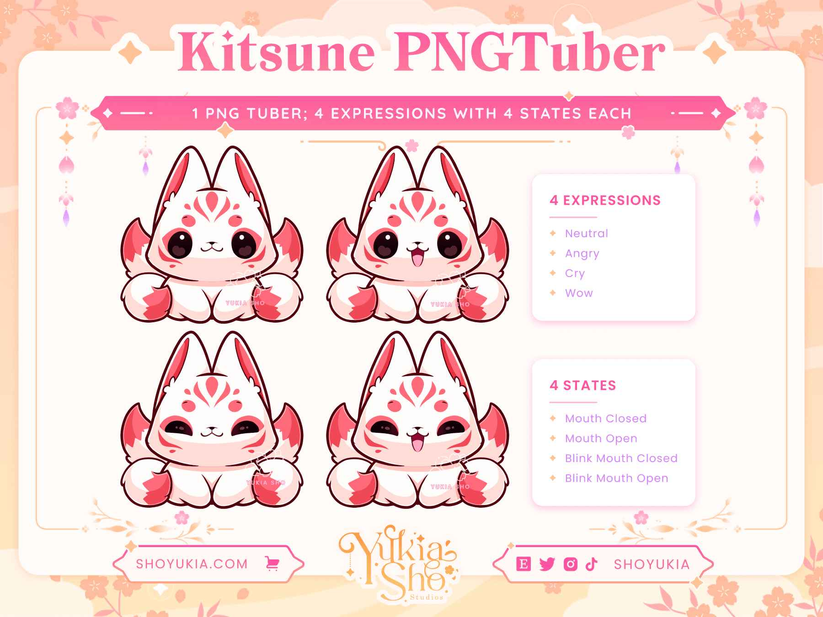 Cute PNGtubers for Streamers | Chibi Avatars for Twitch & YouTube ...