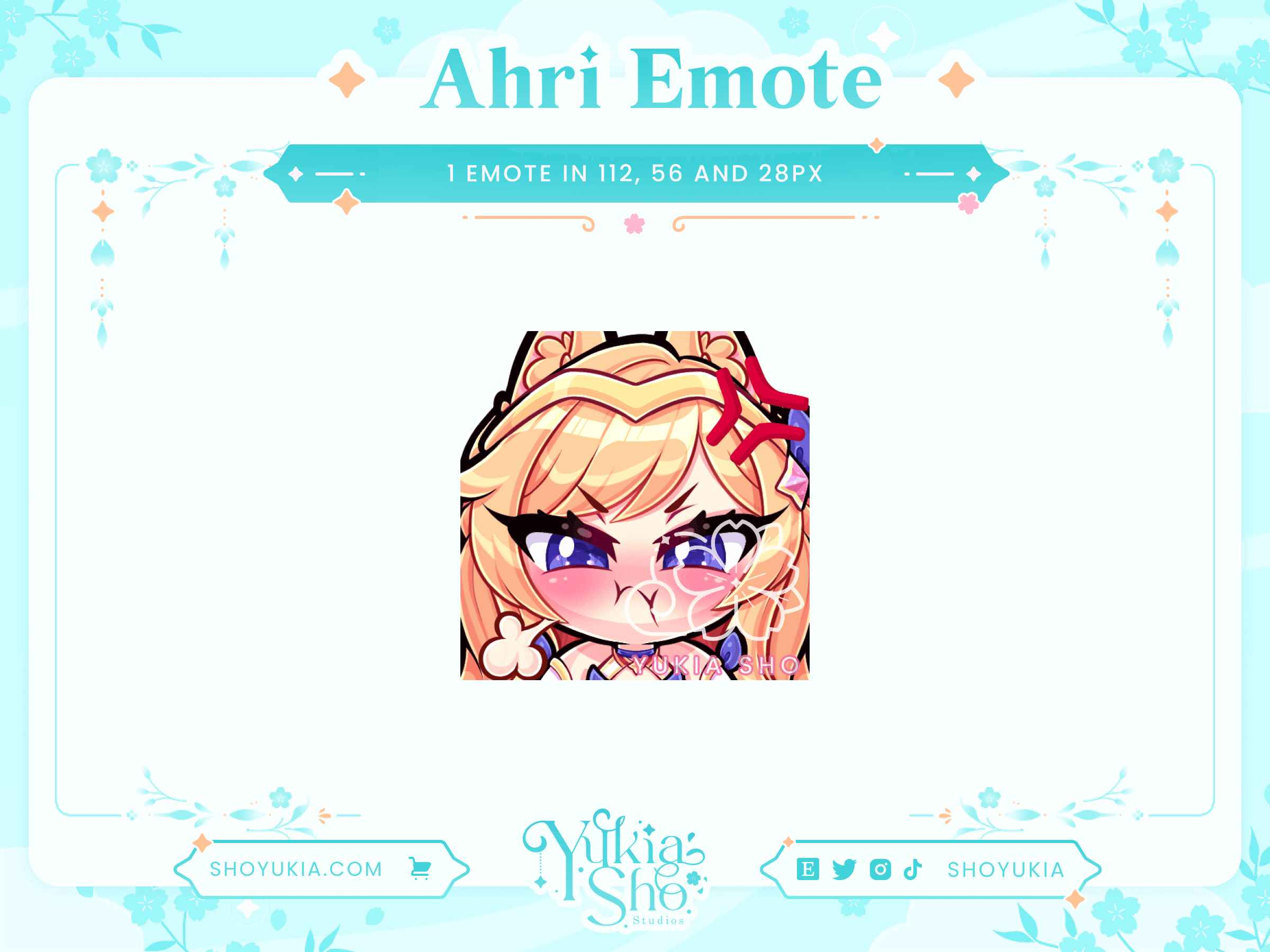 League of Legends Ahri Emotes – Yukia Sho Studios Ltd.