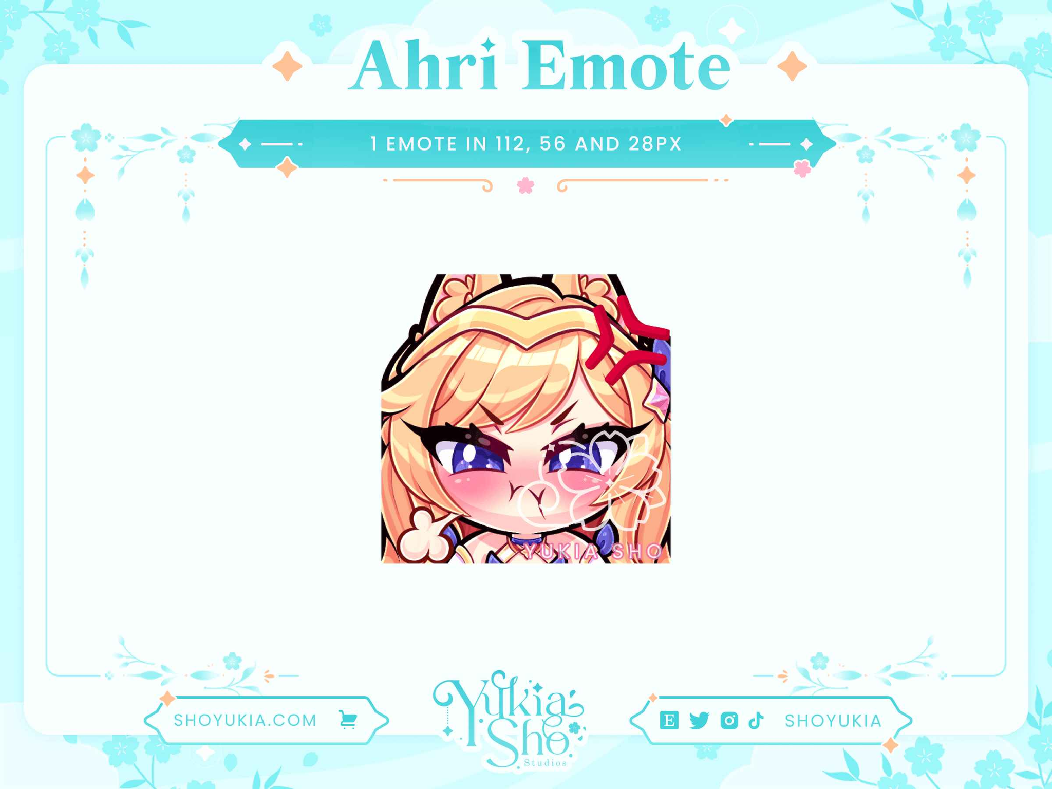 League of Legends Ahri Emotes – Yukia Sho Studios Ltd.