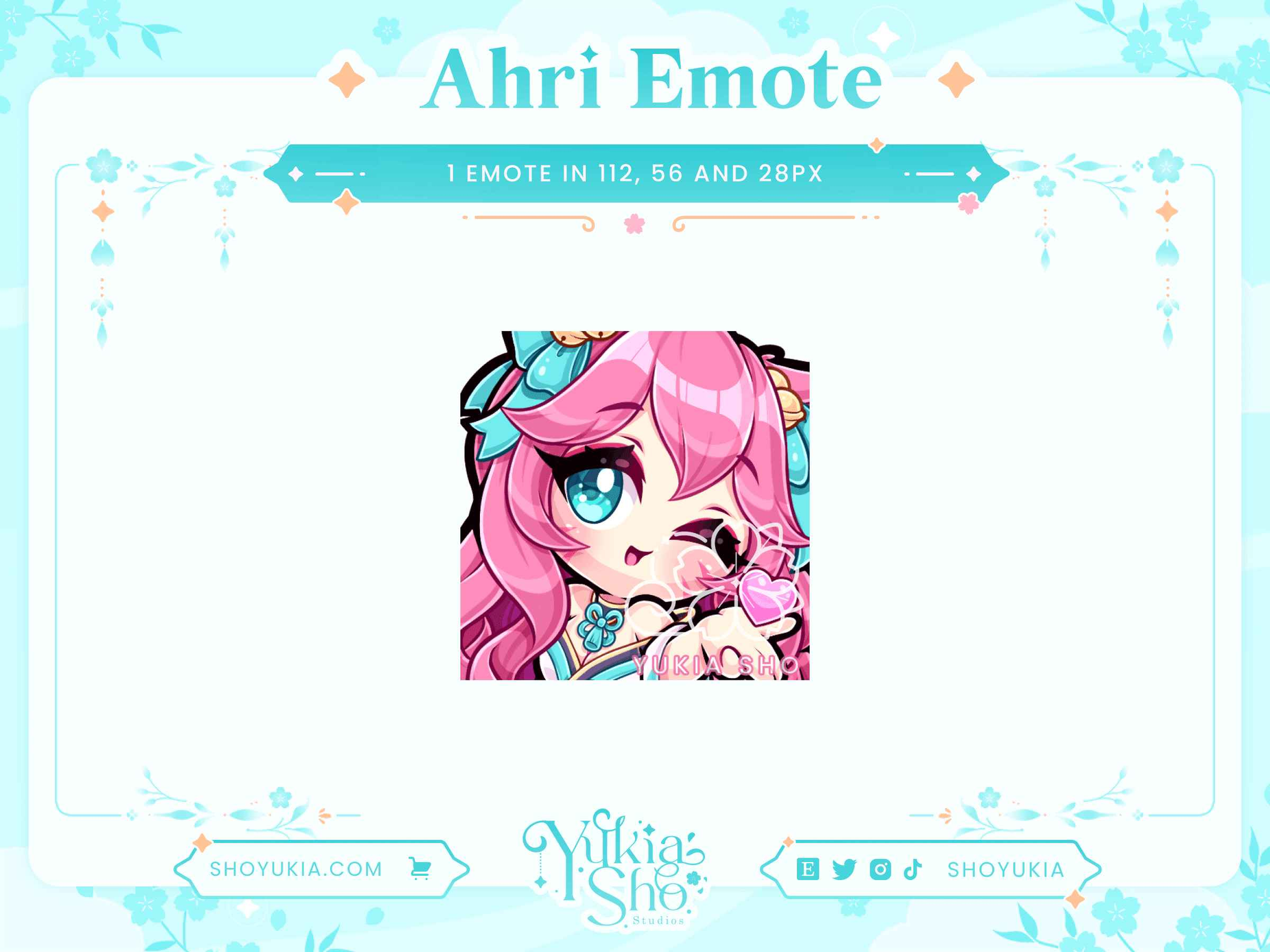 League of Legends Ahri Emotes – Yukia Sho Studios Ltd.
