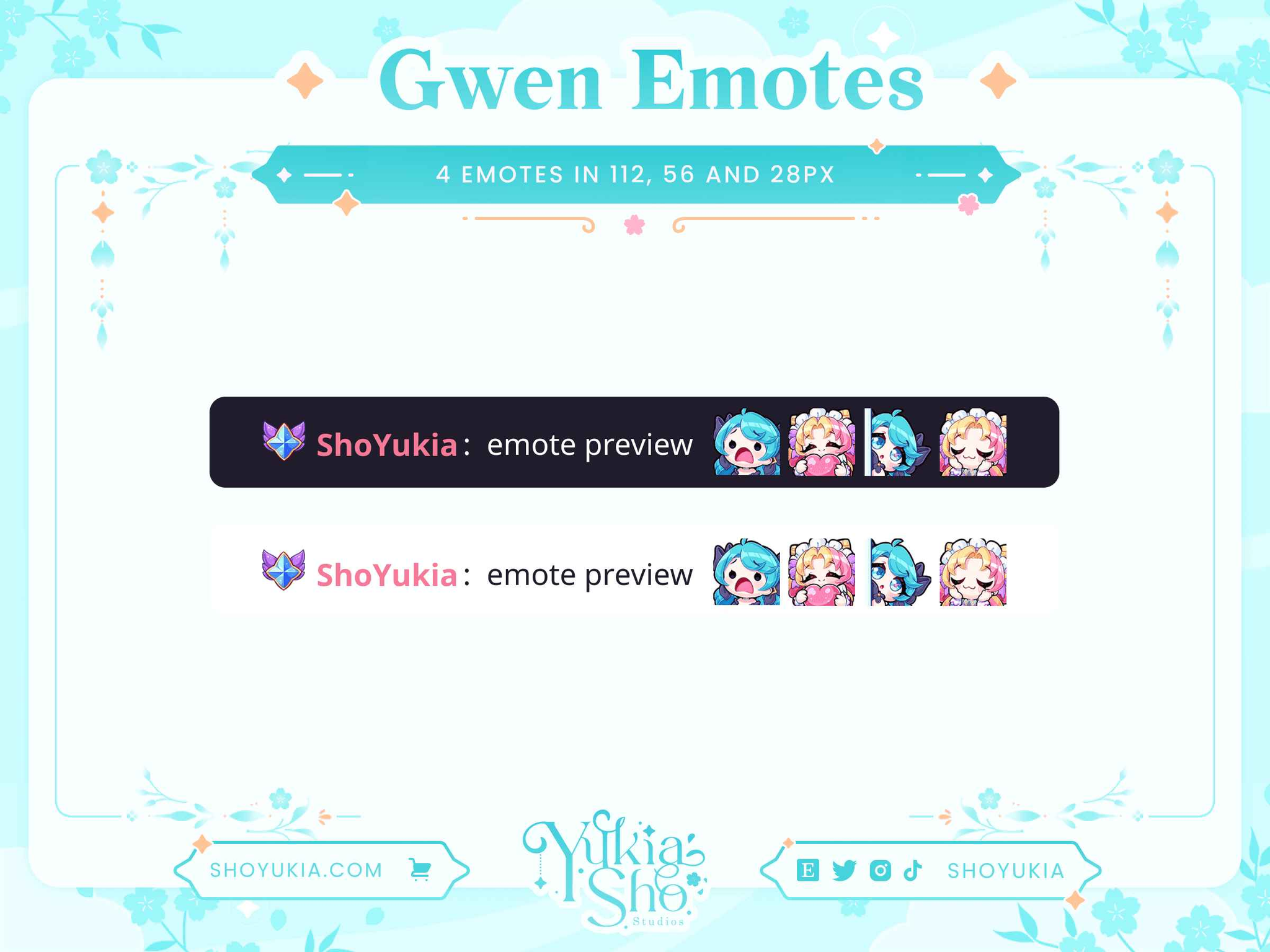 League of Legends Gwen Emotes – Yukia Sho Studios Ltd.