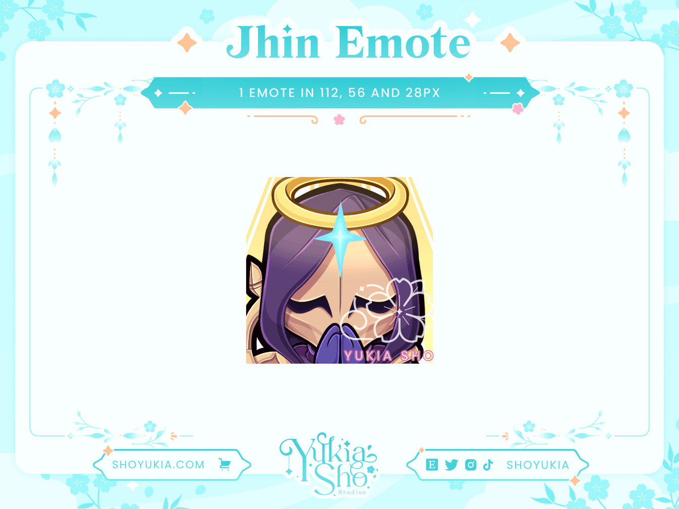 League of Legends Jhin Twitch Emotes – Yukia Sho Studios Ltd.