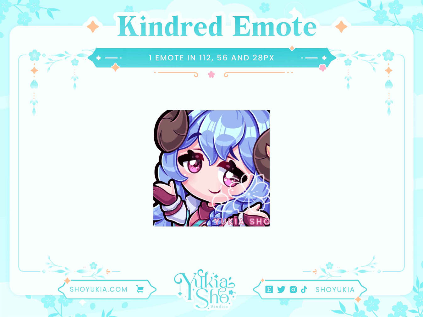 League of Legends Kindred Twitch Emotes – Yukia Sho Studios Ltd.
