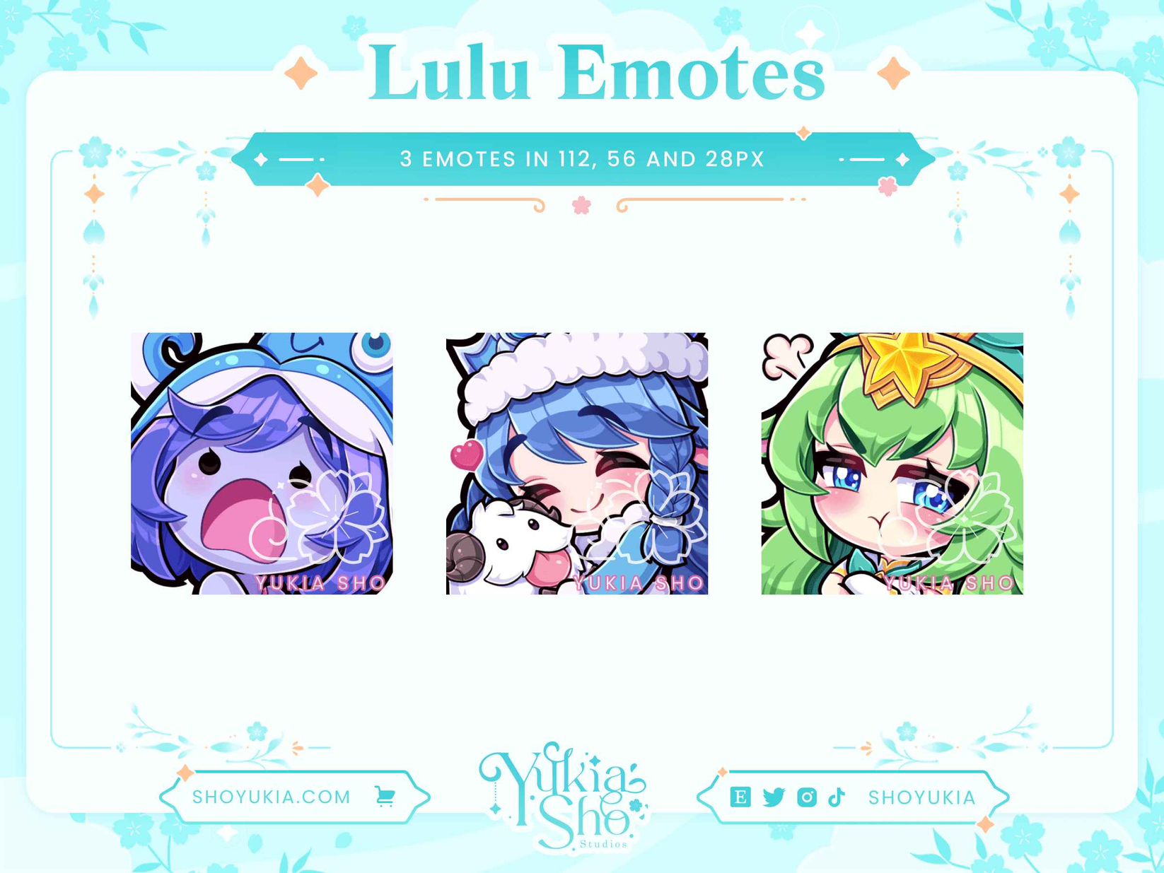 League of Legends Lulu Emotes – Yukia Sho Studios Ltd.