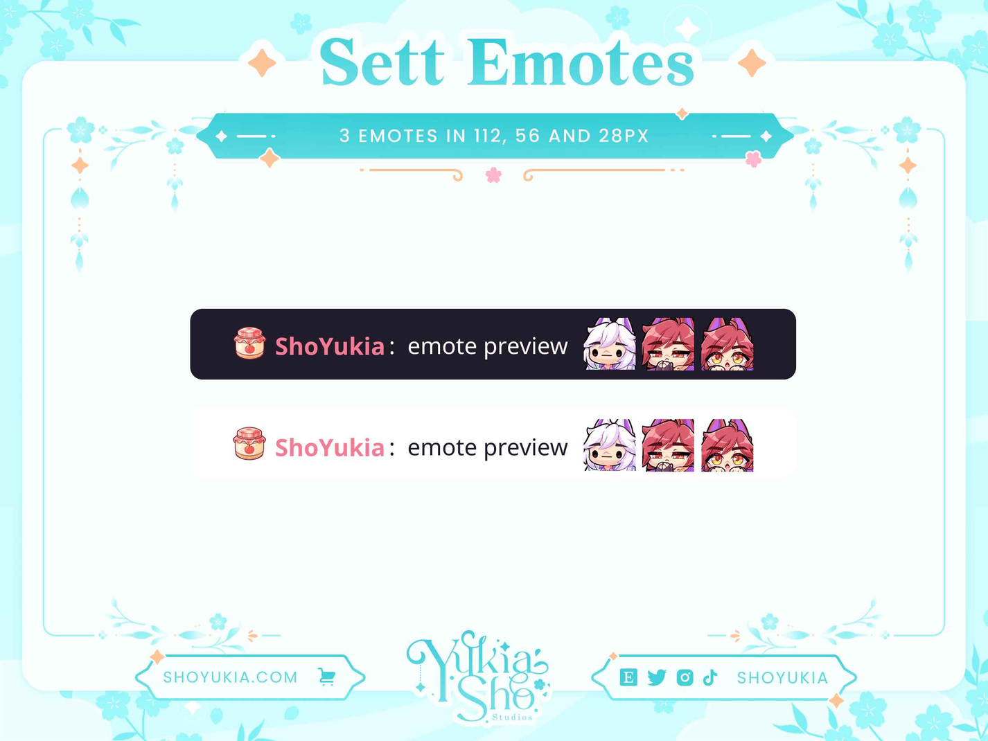 League of Legends Sett Emotes – Yukia Sho Studios Ltd.