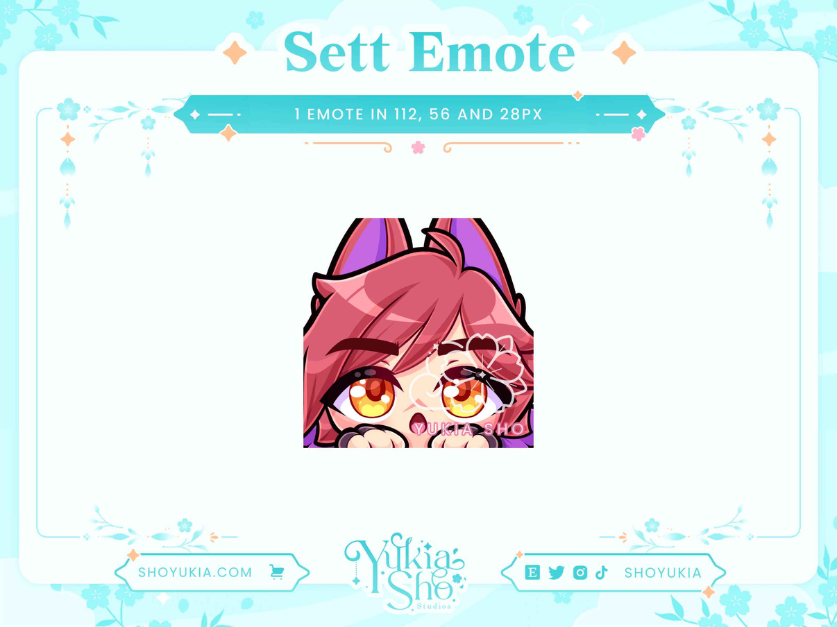 League of Legends Sett Emotes – Yukia Sho Studios Ltd.