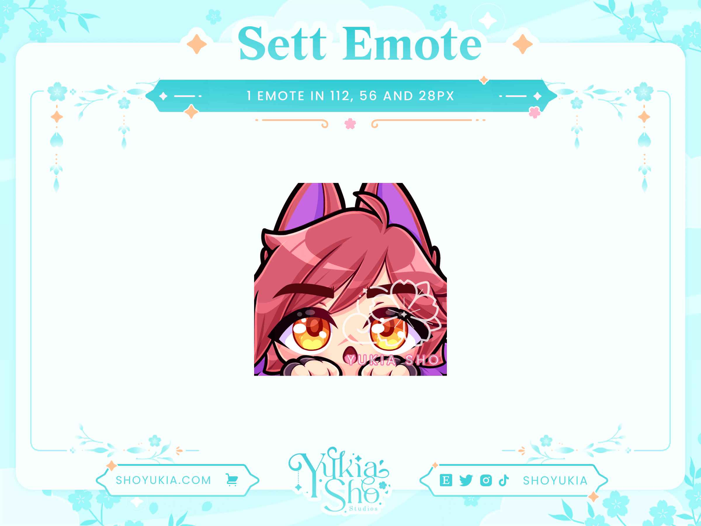League of Legends Sett Emotes – Yukia Sho Studios Ltd.