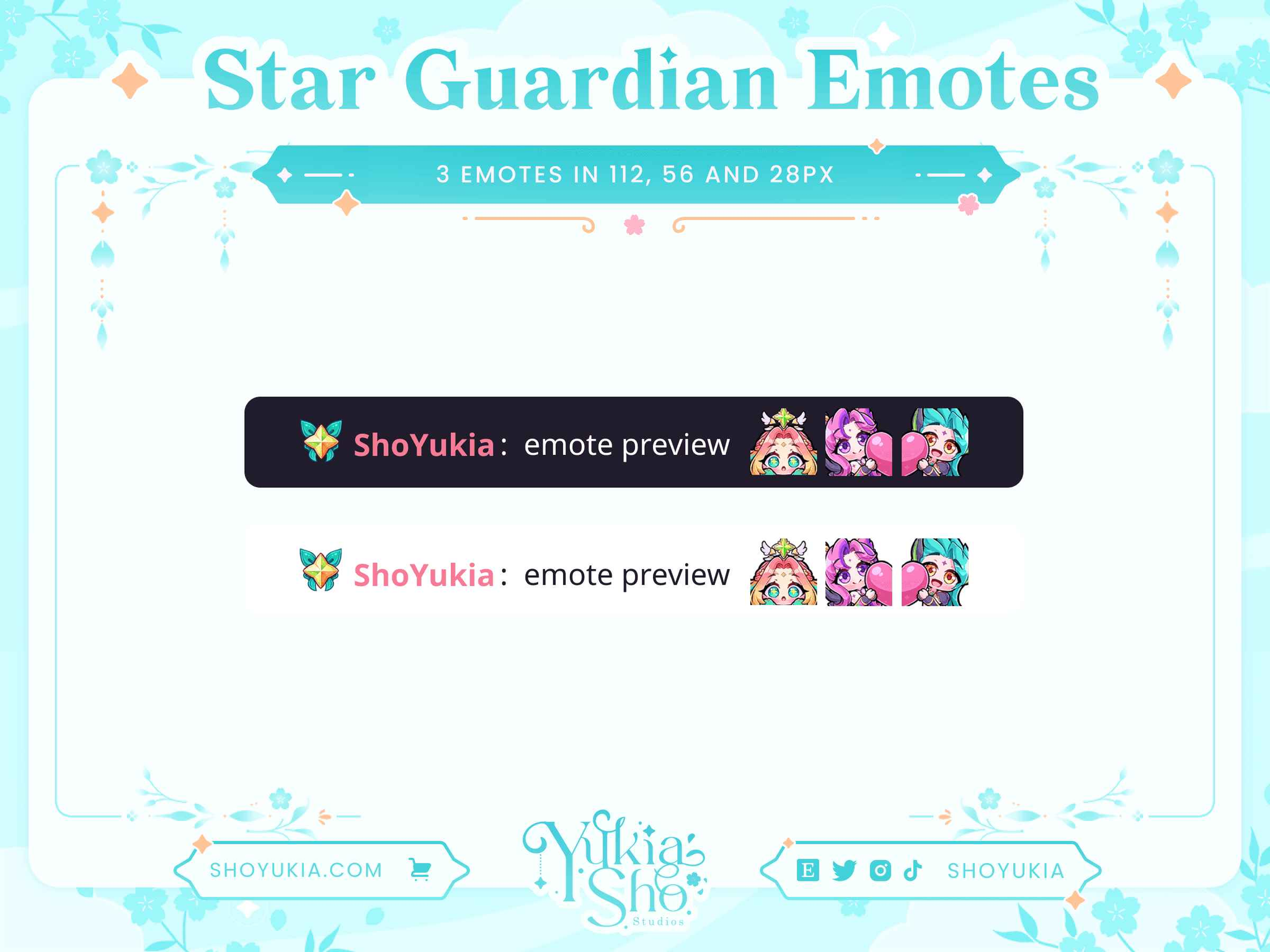 League of Legends Star Guardian Twitch Emotes (Set 2) – Yukia Sho ...