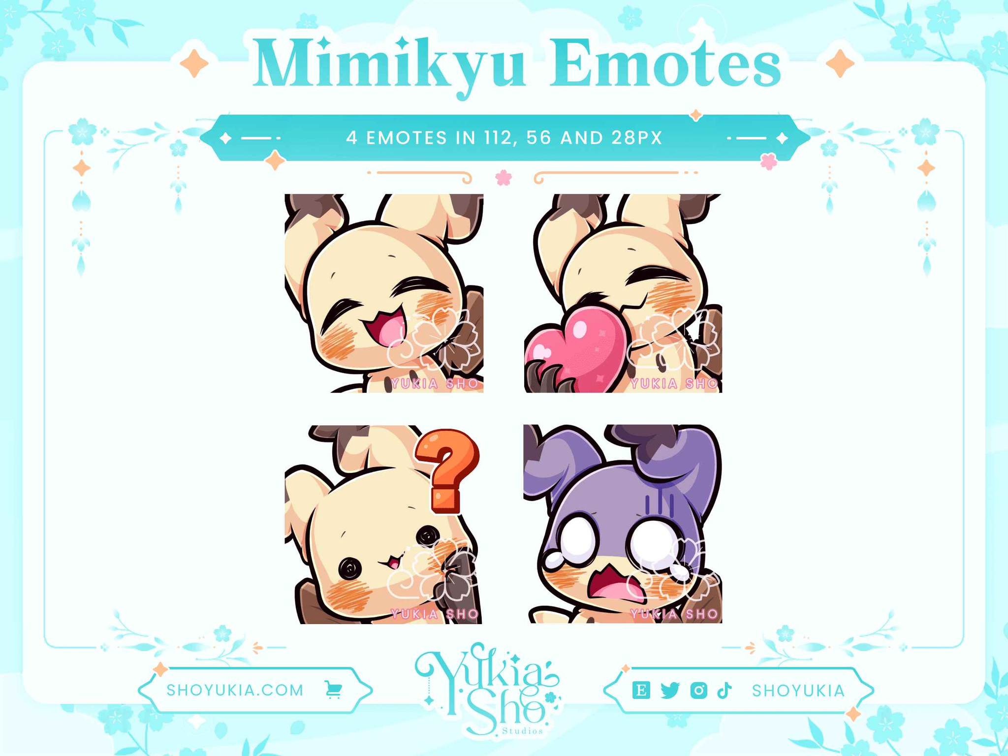 PKMN Mimikyu Emotes – Yukia Sho Studios Ltd.