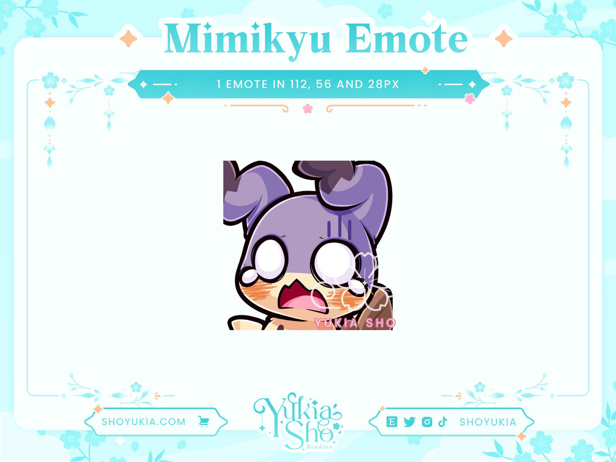 PKMN Mimikyu Twitch Emotes – Yukia Sho Studios Ltd.